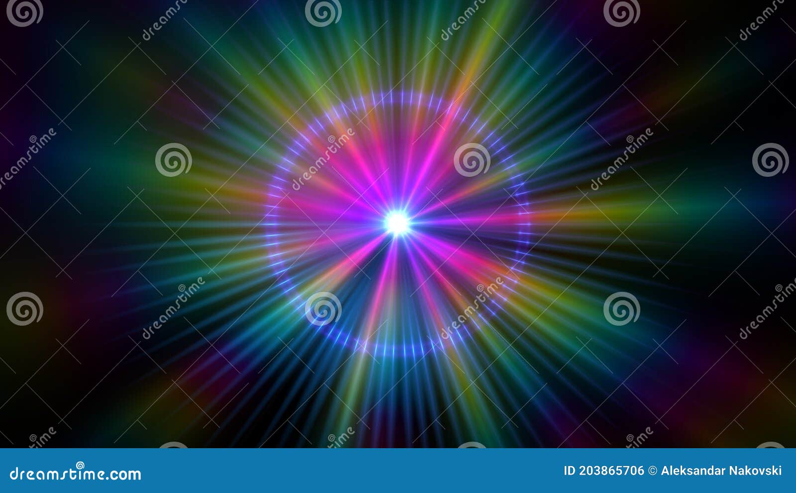Pulse Ray Light Star Abstract Stock Illustration - Illustration of ...
