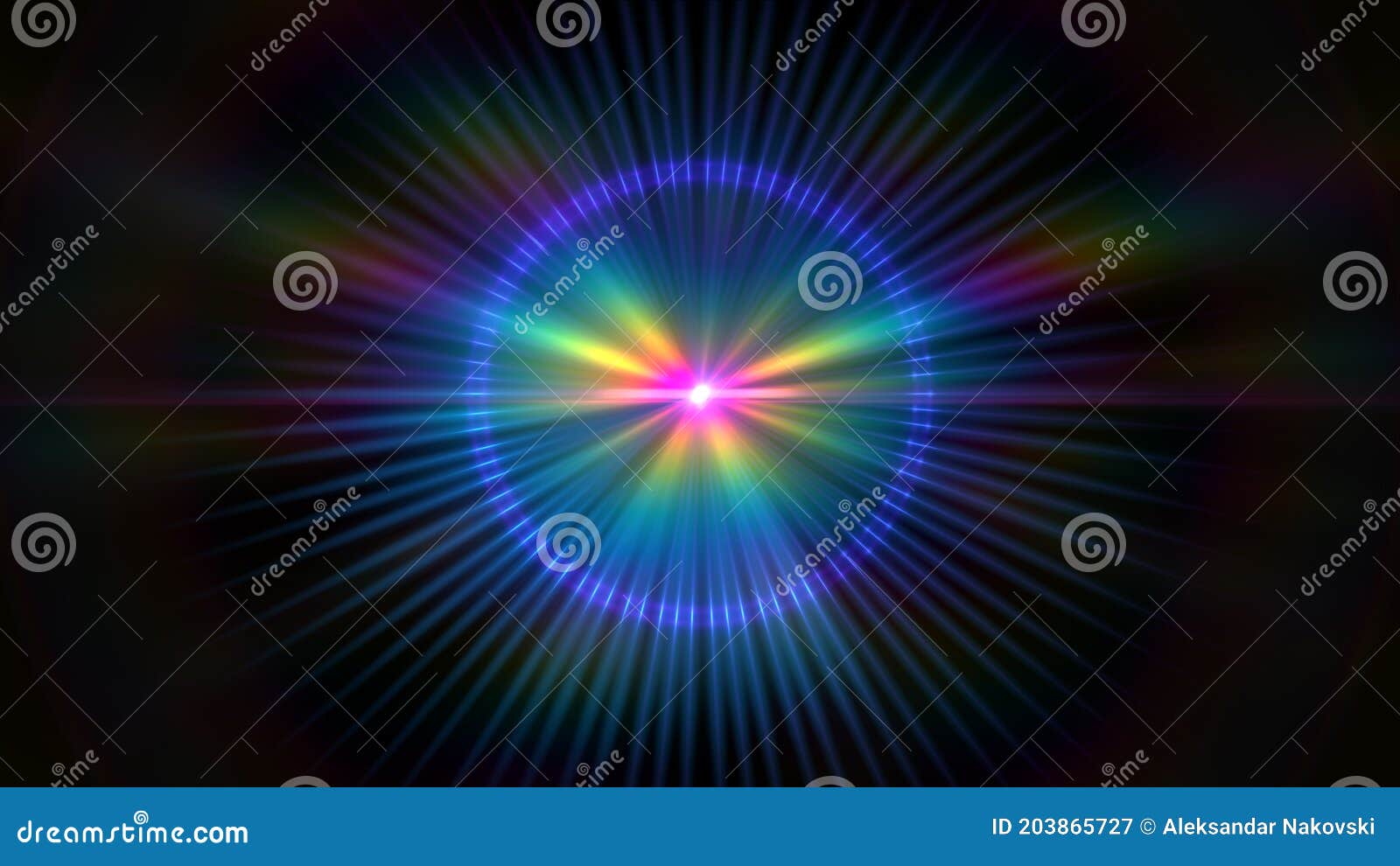 Pulse Ray Light Star Abstract Stock Illustration - Illustration of ...