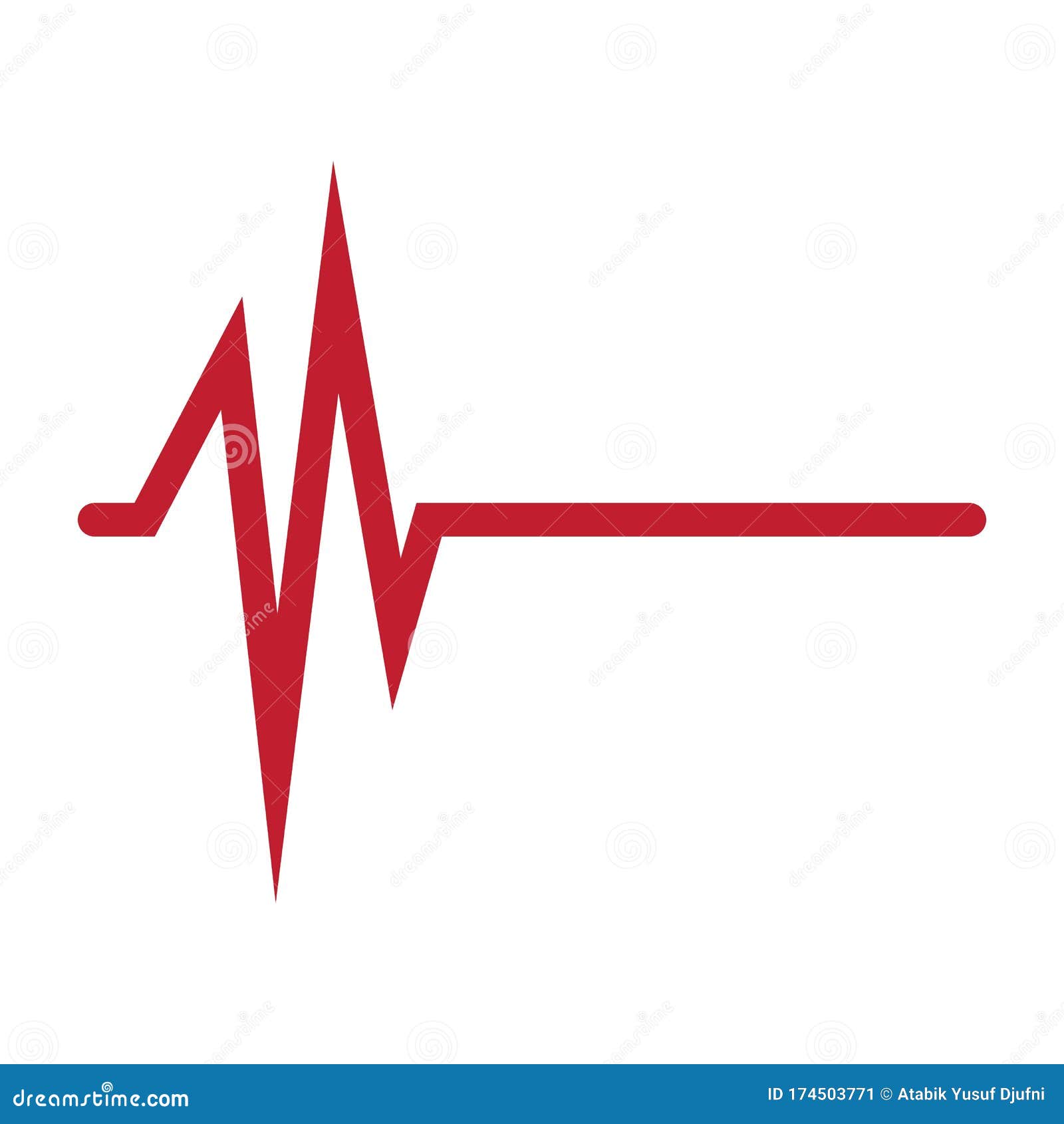 Pulse Symbol Vector Icon Illustration Design Stock Vector ...