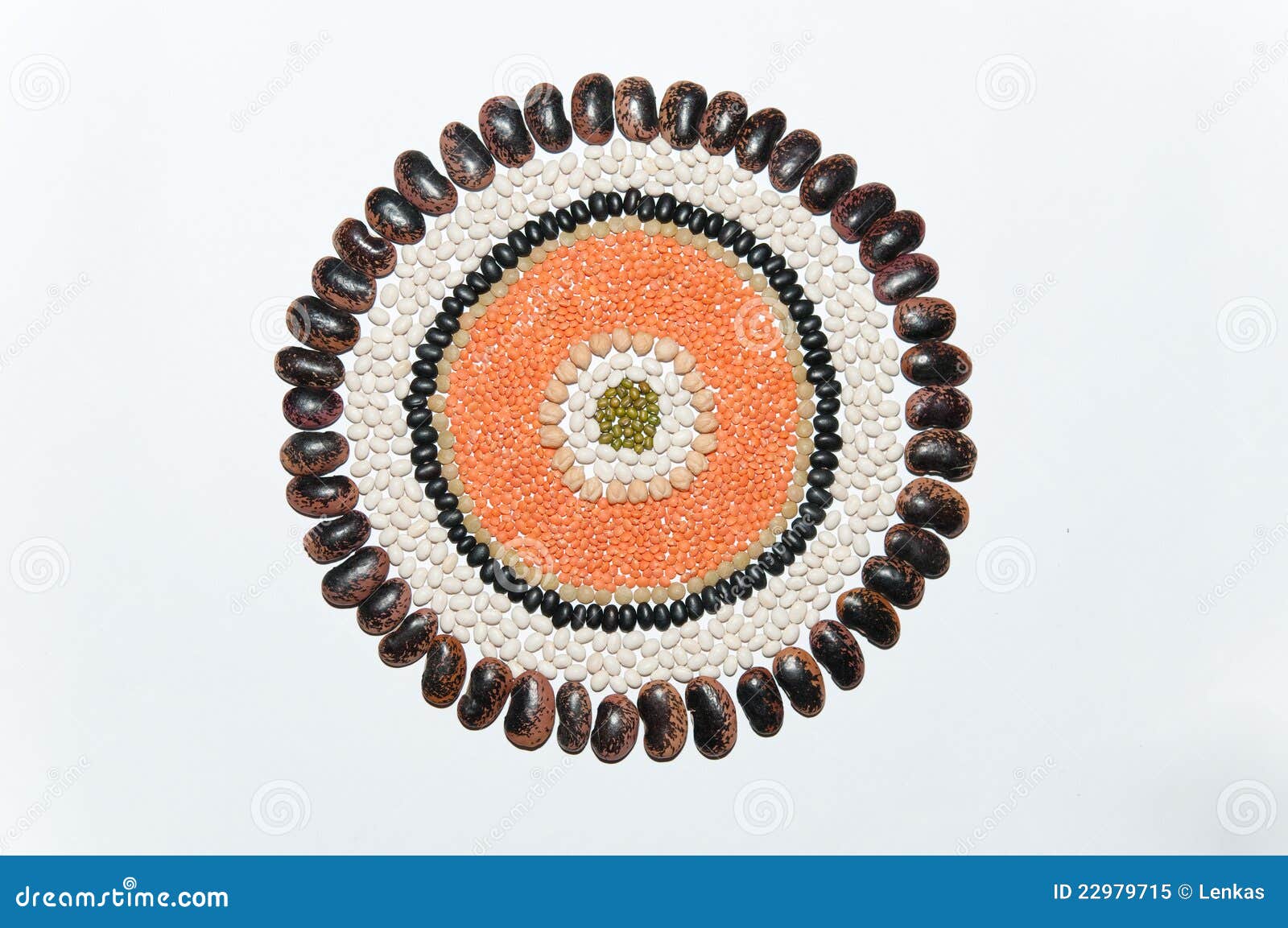 Pulses arranged in circle stock image. Image of close - 22979715