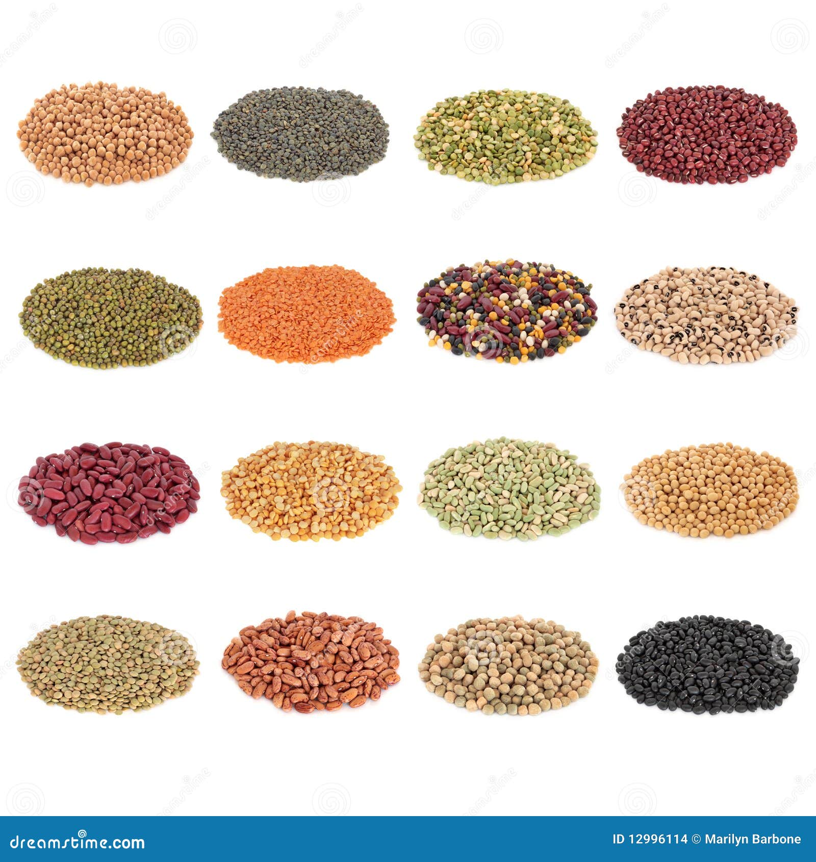 Pulses Collection On White Background Stock Photo | CartoonDealer.com ...