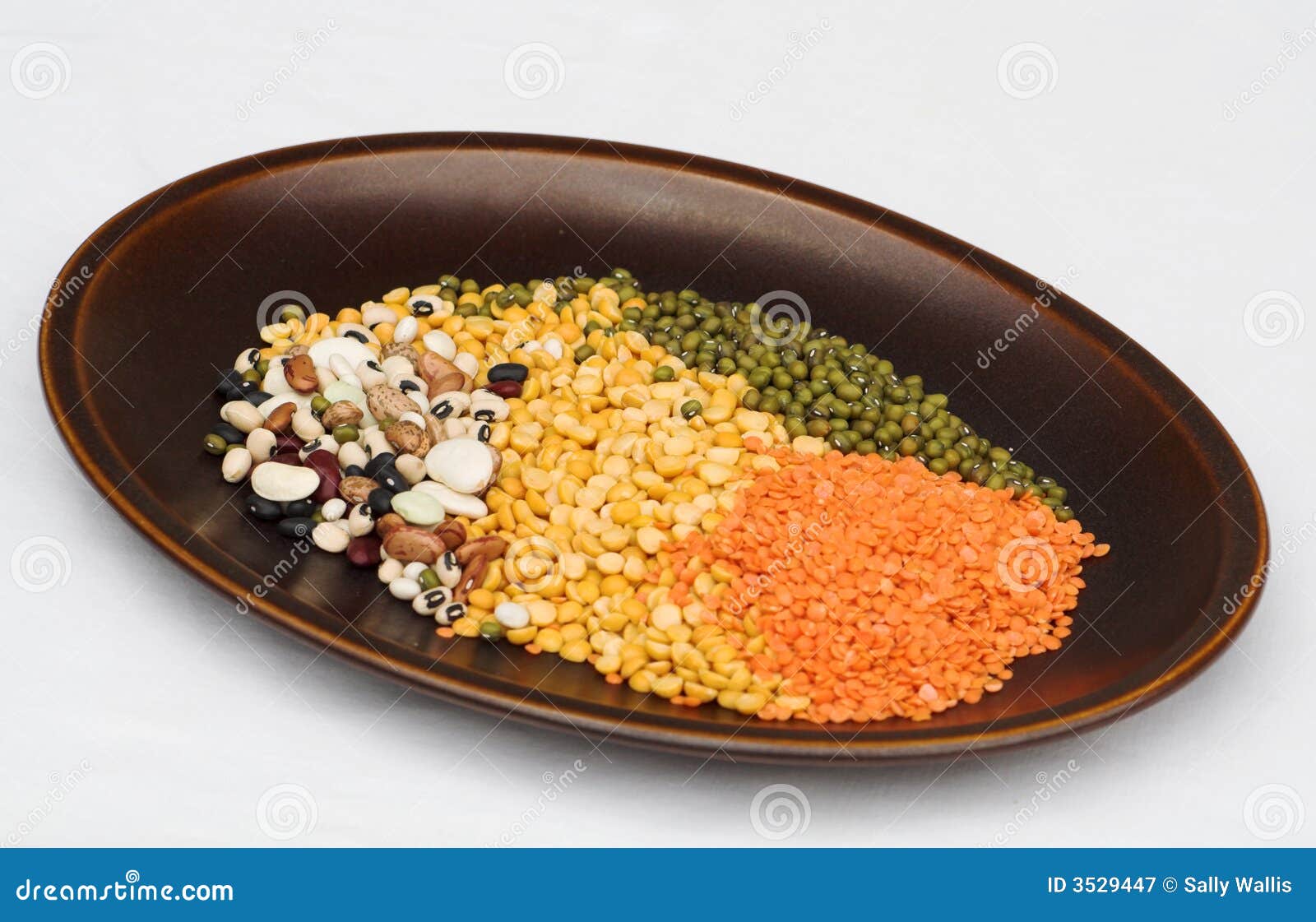 Pulses and legumes stock image. Image of edible, cloth - 3529447