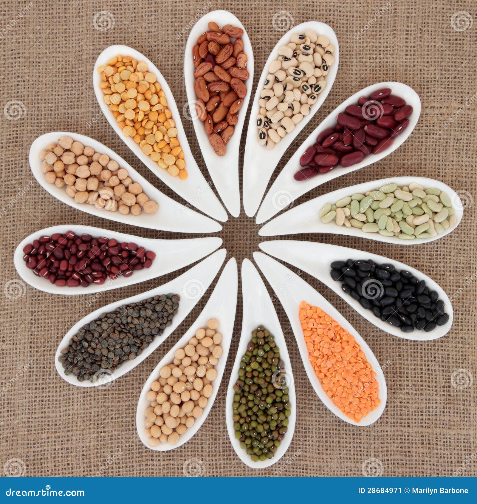 Pulses Collection On White Background Stock Photo | CartoonDealer.com ...