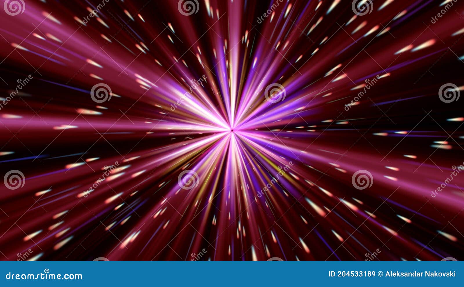 Pulses Star Ray Color Abstract Stock Illustration - Illustration of ...