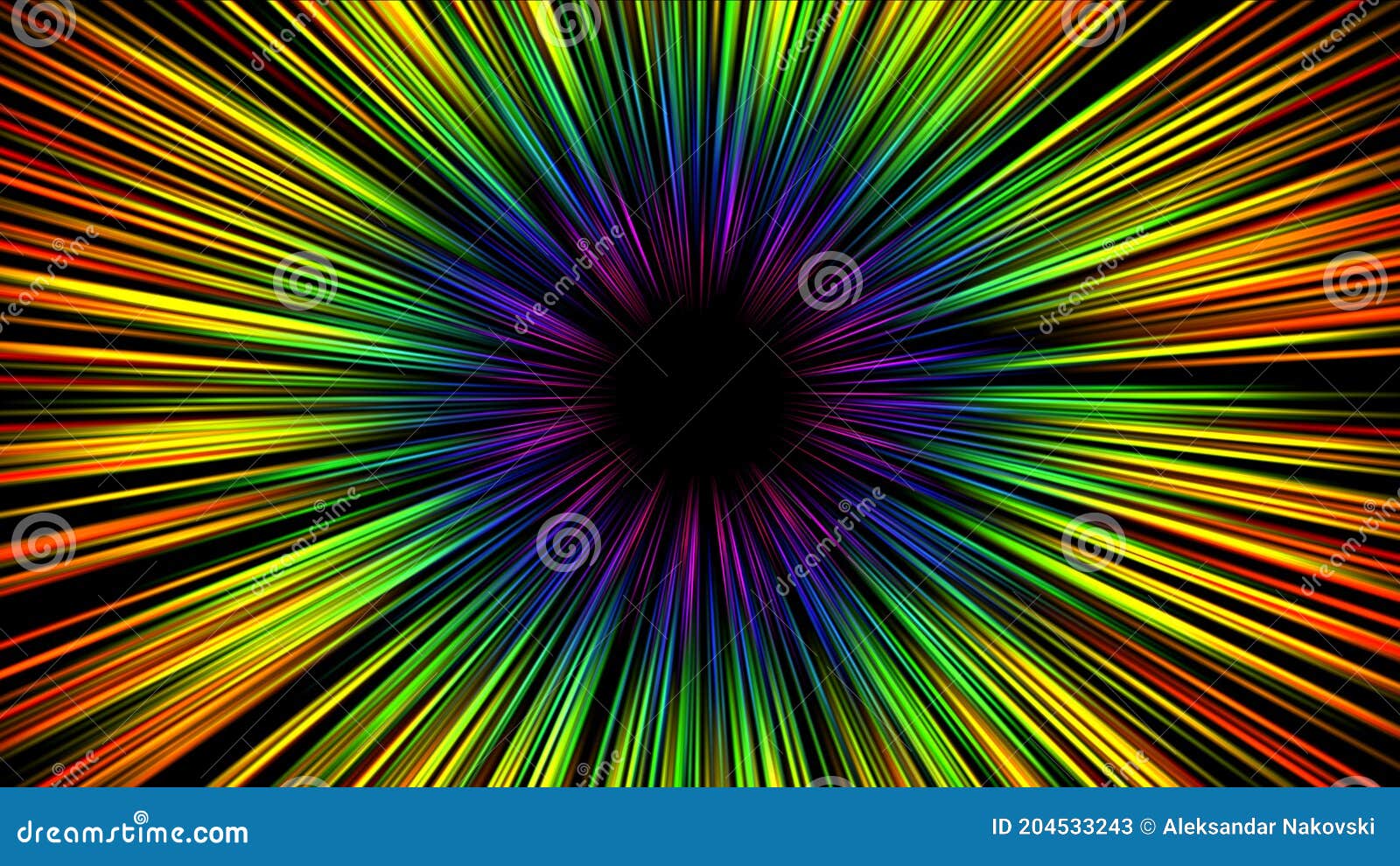 Pulses Star Ray Color Abstract Stock Illustration - Illustration of ...