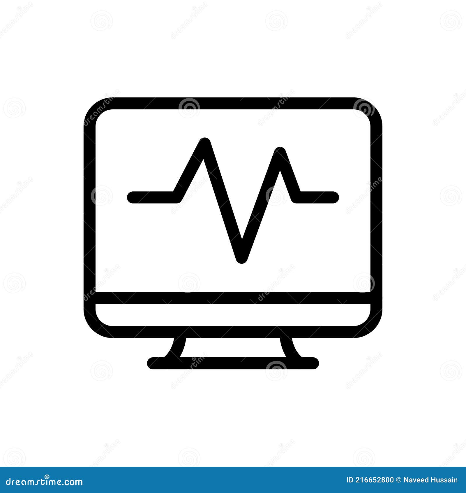 Pulses stock vector. Illustration of electrical, pulses - 216652800