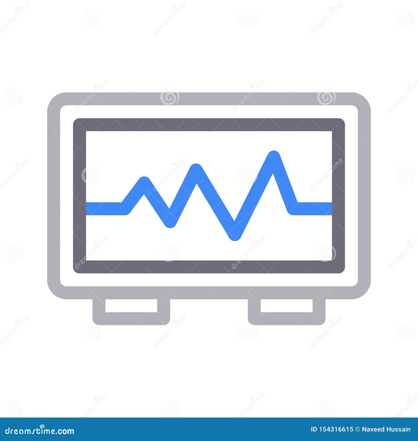 Pulses Colour Line Vector Icon Stock Vector - Illustration of icons ...
