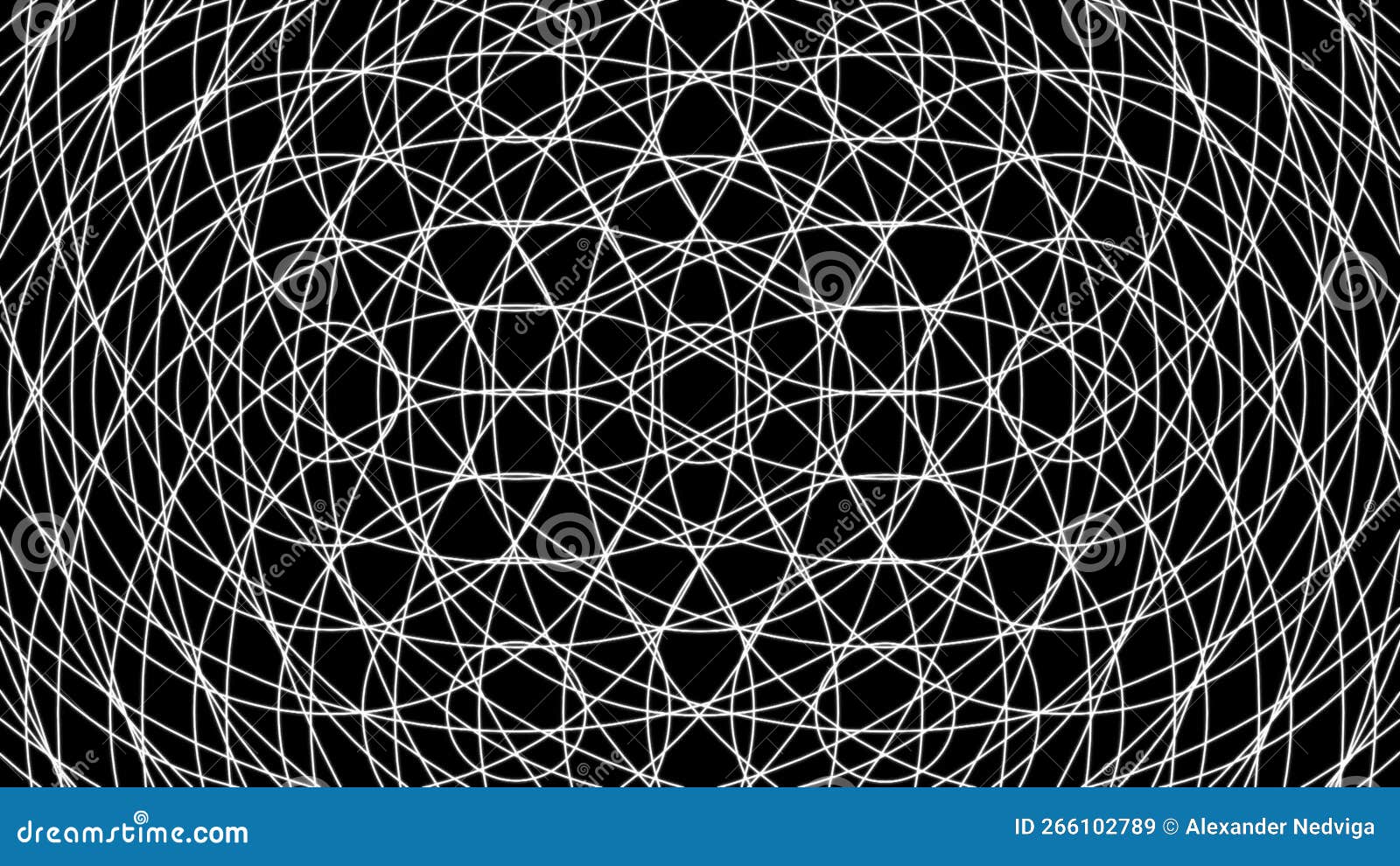 Pulsing Circles Lace Pattern Background Loop. Attracting Attention ...