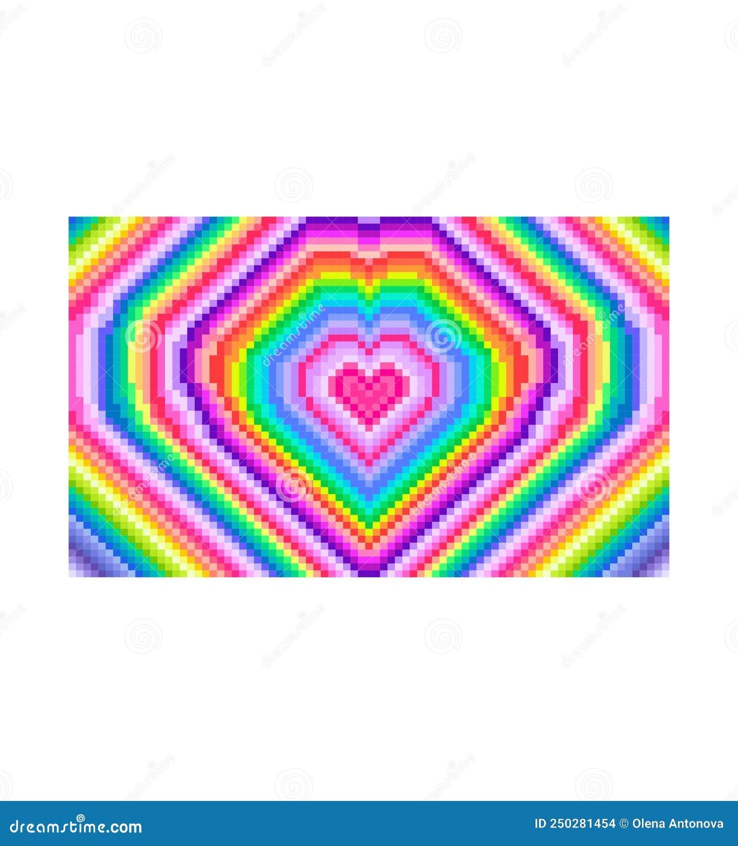 Pulsing Heart Background Vector Illustration | CartoonDealer.com #250281454