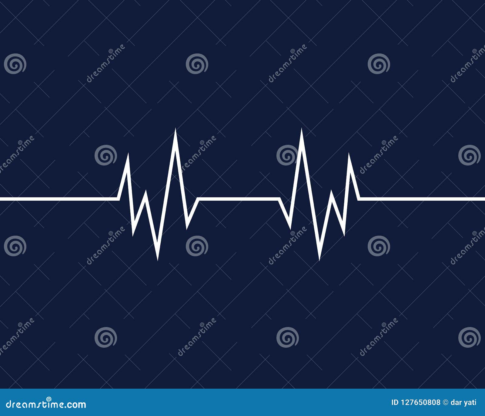 Pulso del corazón stock de ilustración. Ilustración de modelo - 127650808