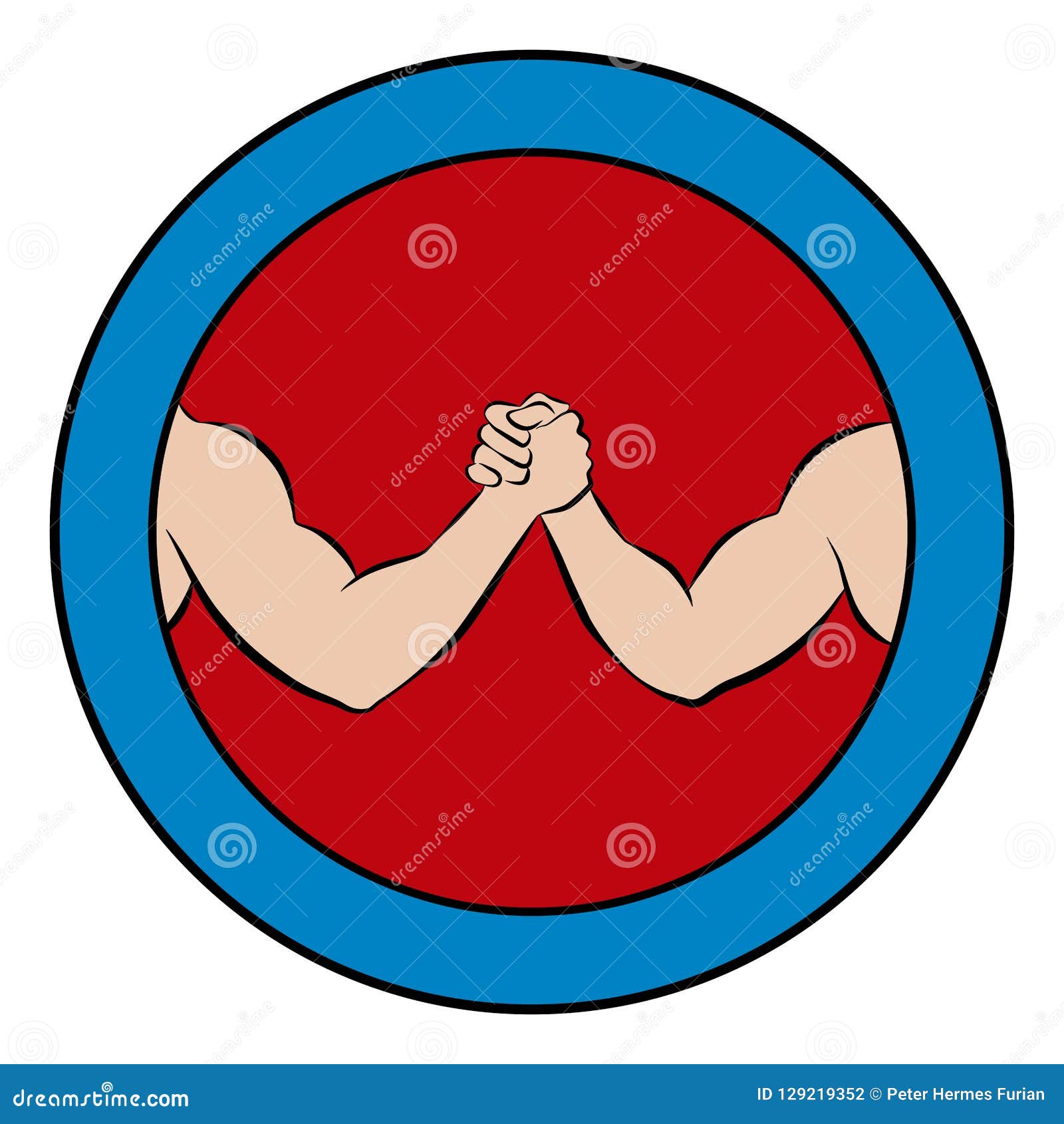 Pulso Logo Competition Round Pictogram Ilustración del Vector ...