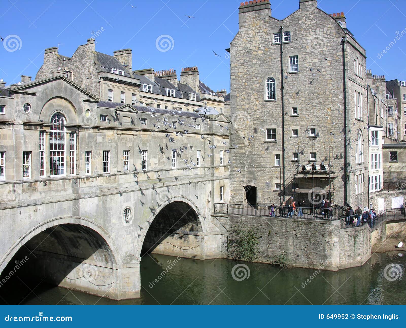 Pulteney Bridge In Bath England Royalty-Free Stock Photography ...