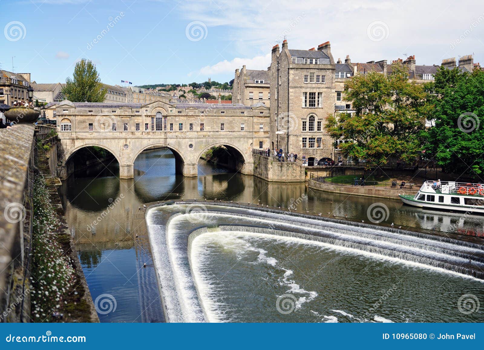 Pulteney Bridge In Bath England Royalty-Free Stock Photography ...