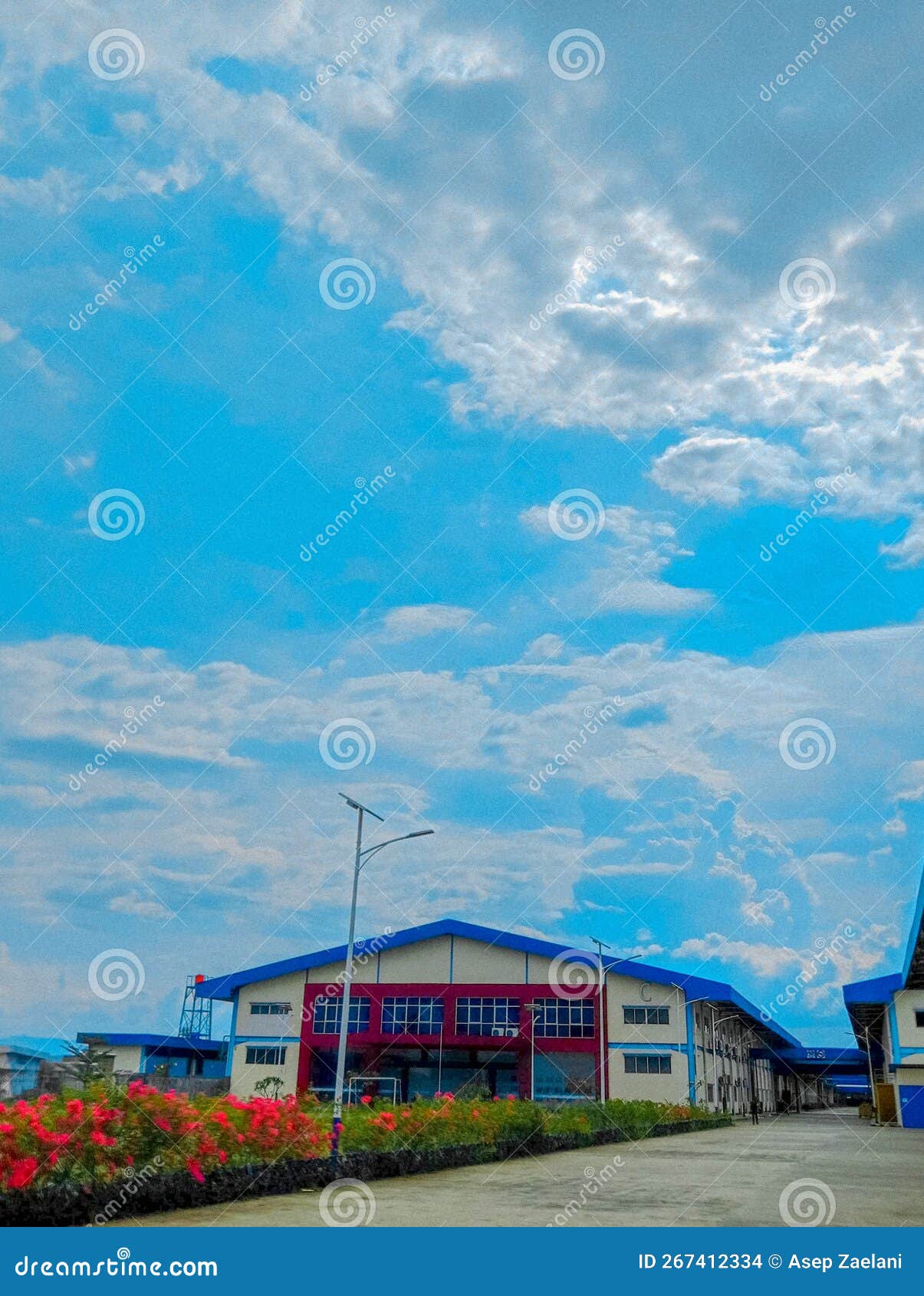 Puma Factory Building in West Java Indonesia Stock Photo - Image of ...