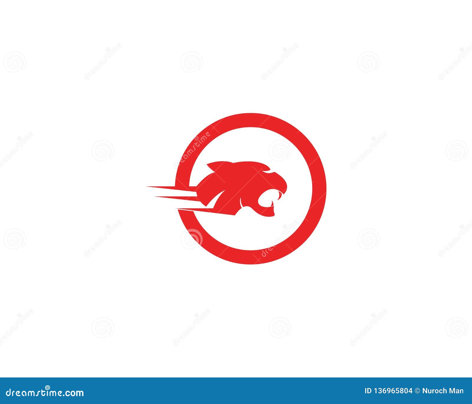 Puma Head Icon Logo Vector Template Stock Vector - Illustration of logo ...
