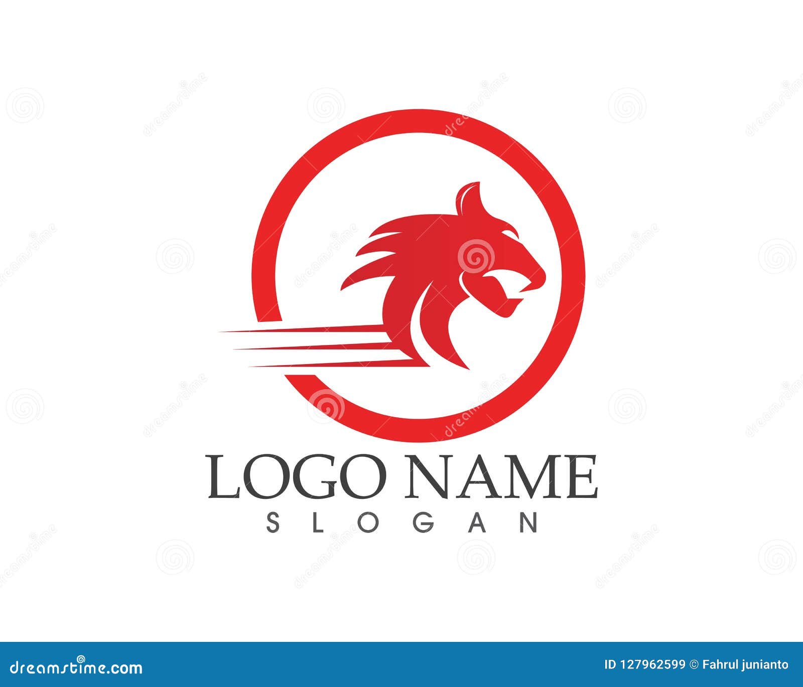Puma Head Logo Design Vector Illustration Stock Vector - Illustration ...