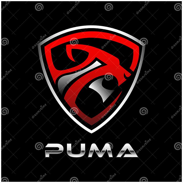 Puma Head Logo Vector Design Template Basic RGB Stock Illustration ...