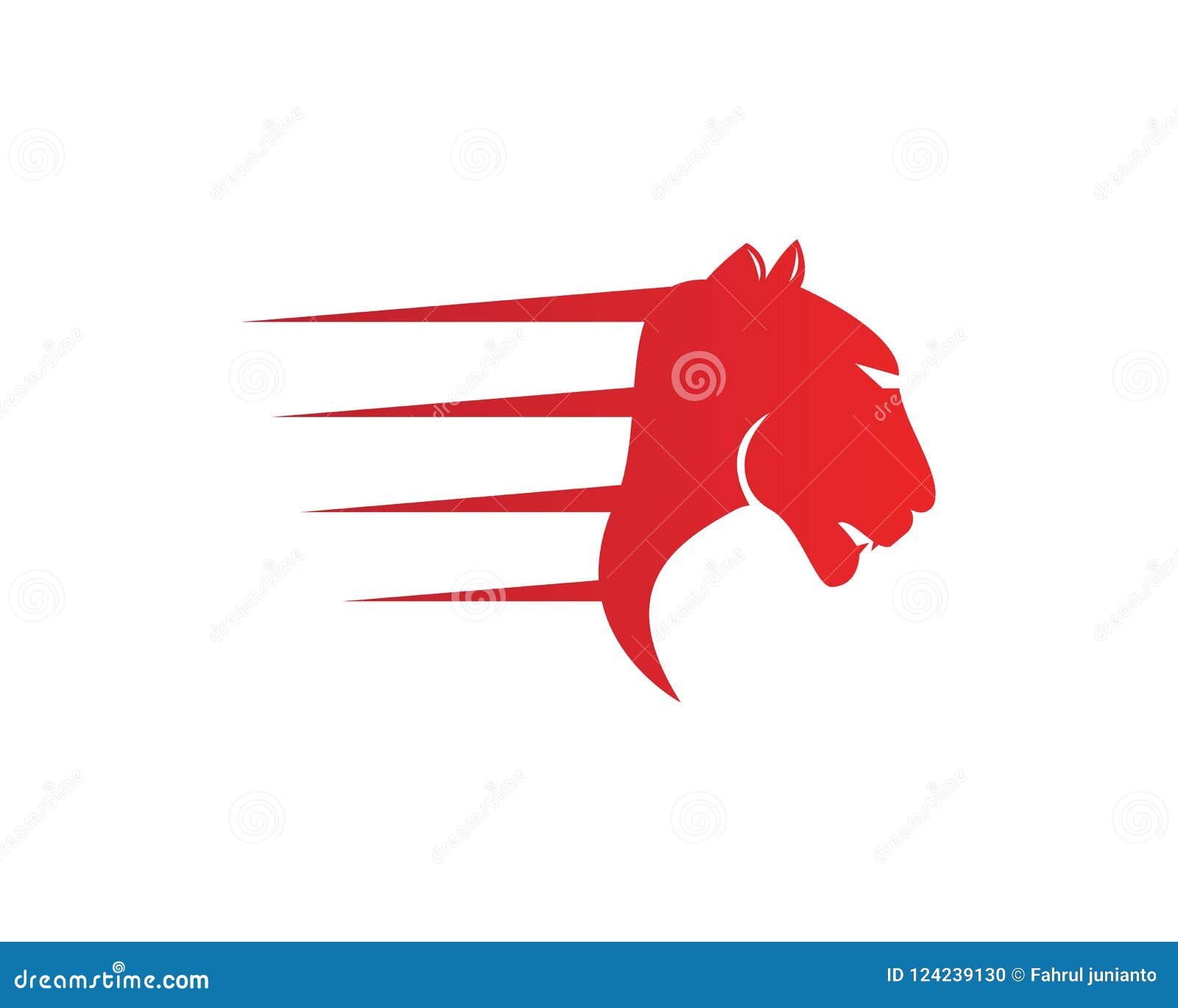 Puma Head Logo Vector Template Stock Vector - Illustration of sport ...
