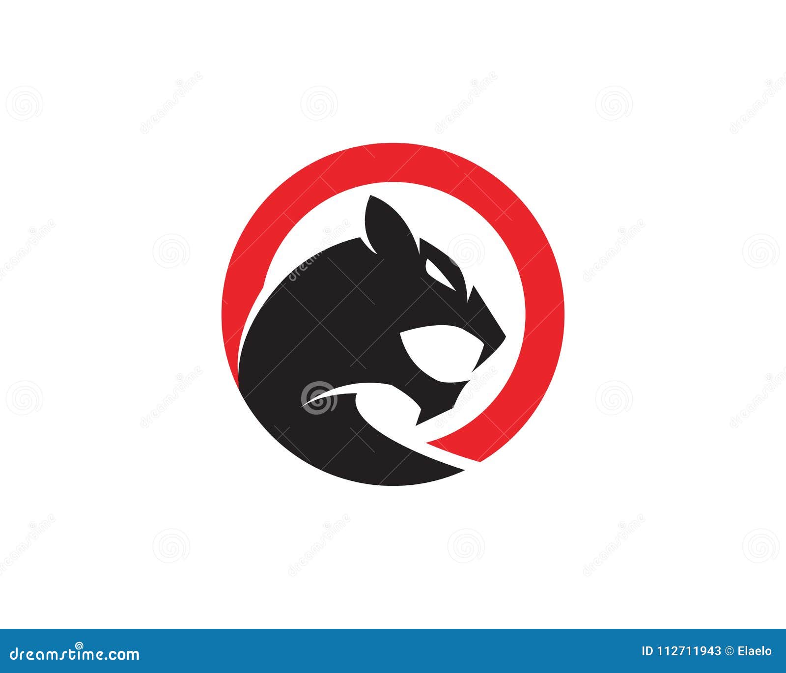 Puma Logo Design Vector Illustration Stock Vector - Illustration of ...