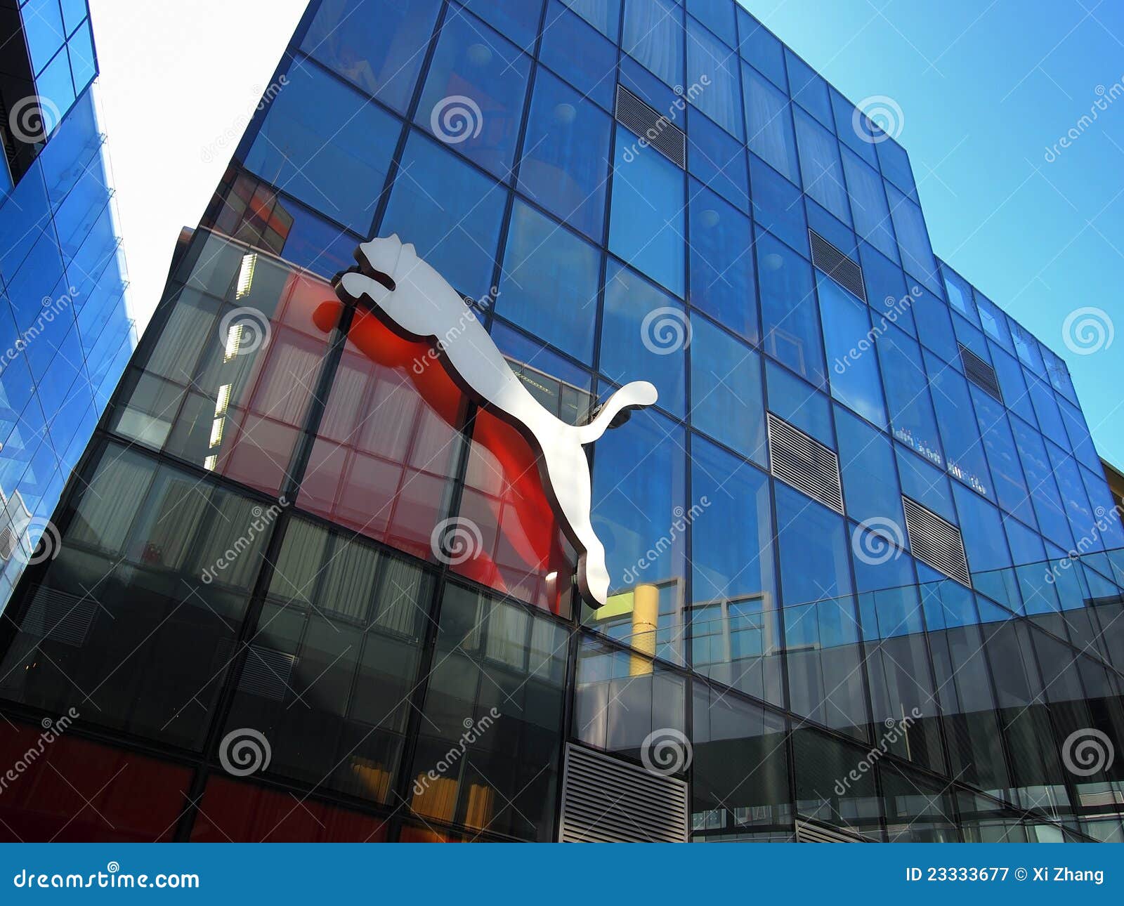 Puma Logo Neon light editorial photography. Image of neon - 23333677