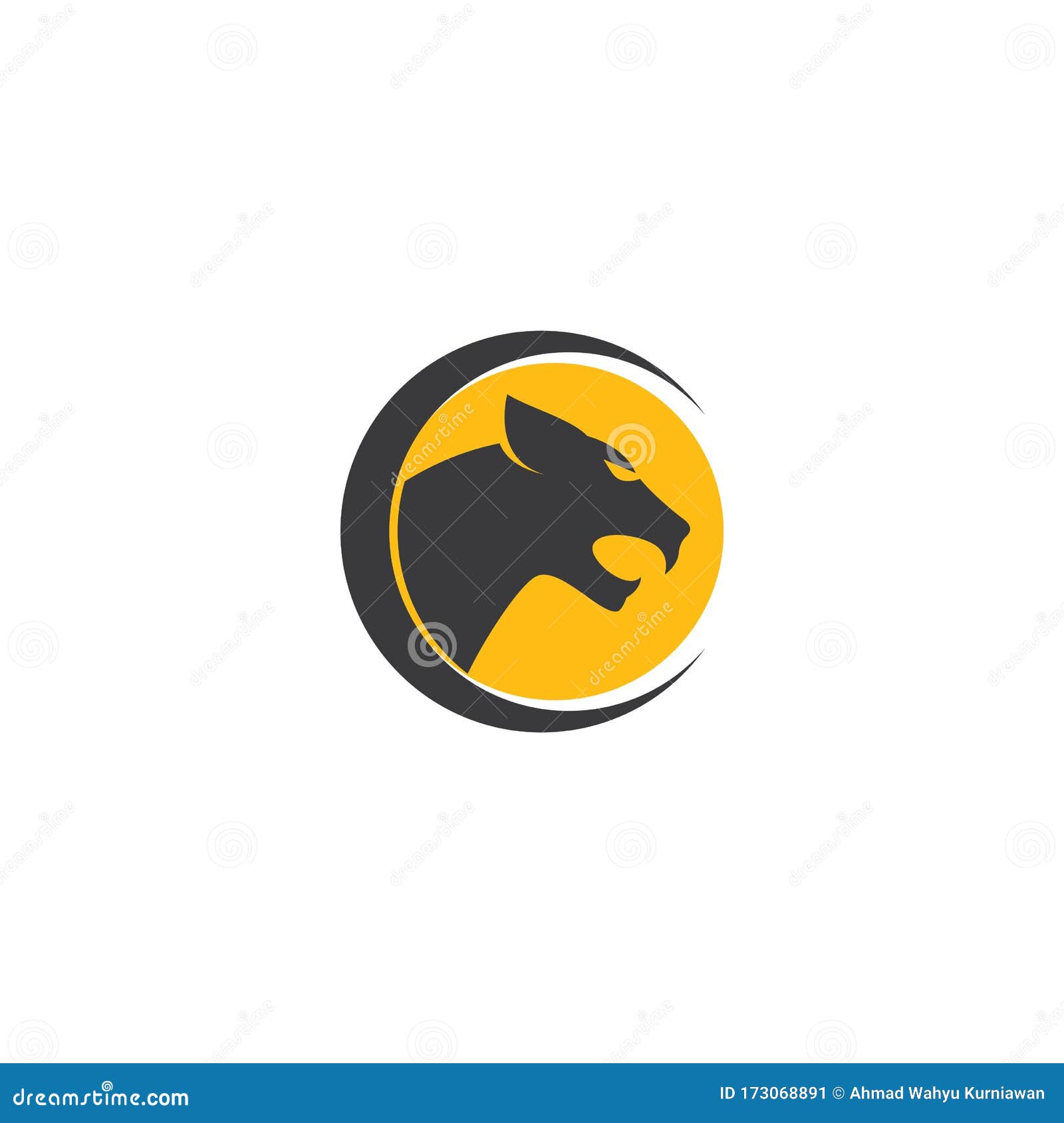 Puma,panther,tiger or Leopard Logo Design Stock Vector - Illustration ...