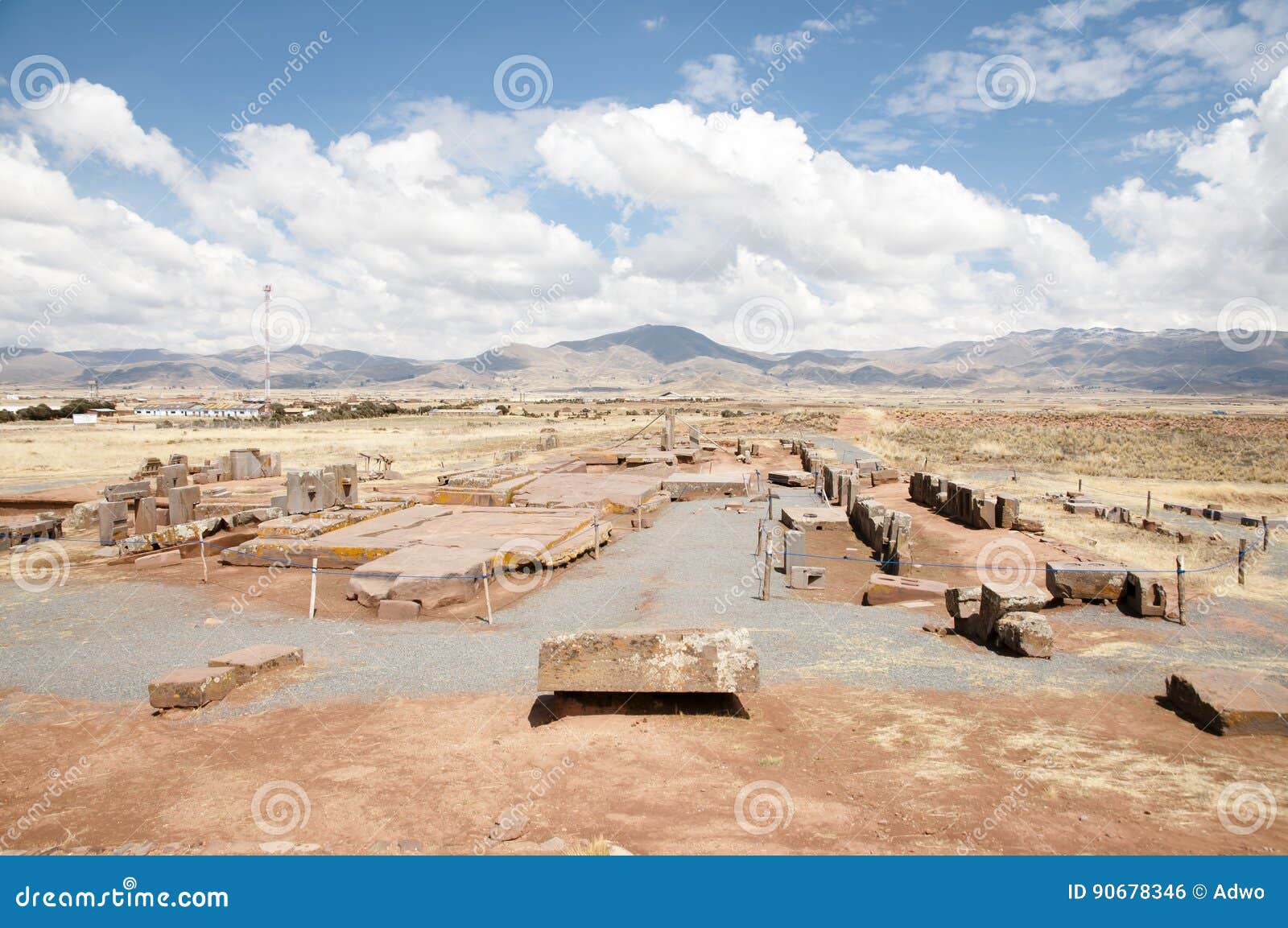 Puma Punku Stone Blocks - Bolivia Royalty-Free Stock Photo ...