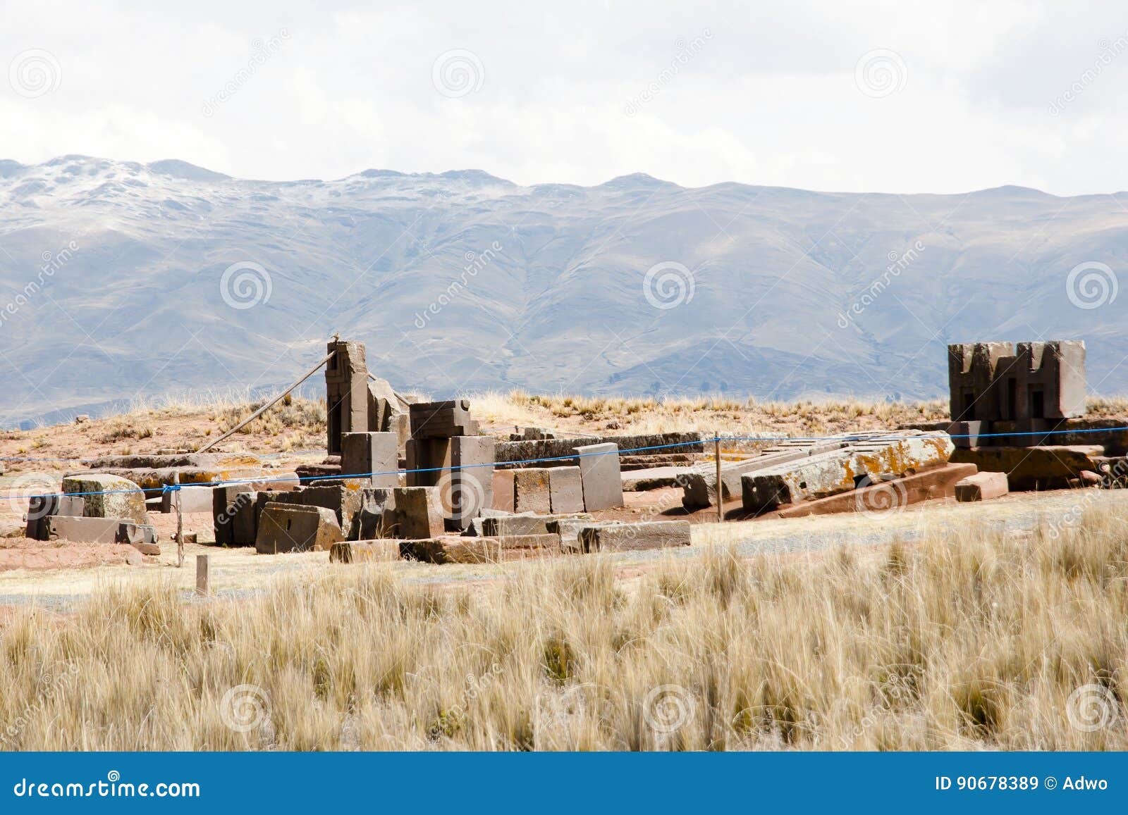 Puma Punku Stone Blocks - Bolivia Stock Image - Image of smooth, inca ...