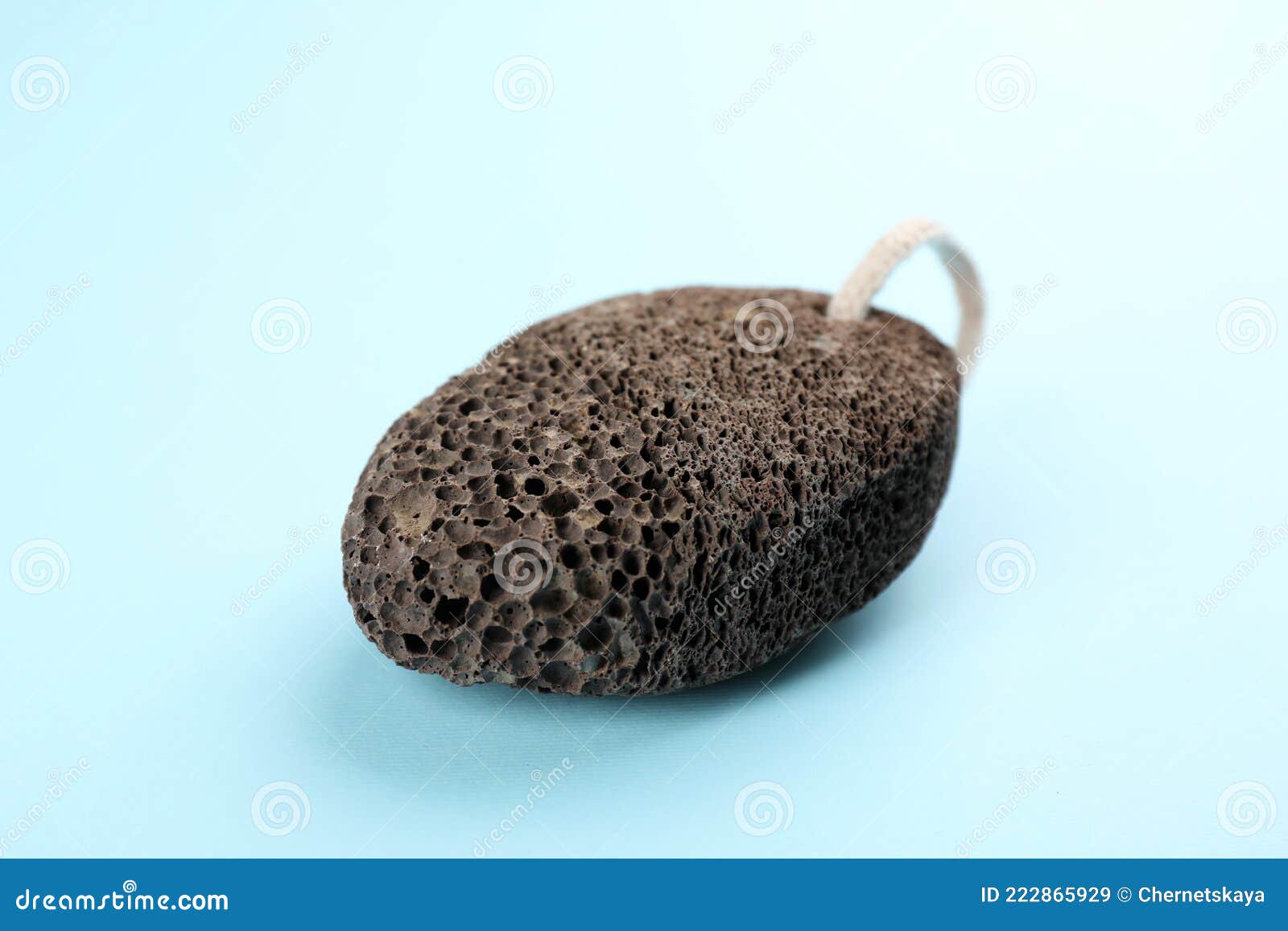 Pumice Stone On Light Blue Background. Pedicure Tool Royalty-Free Stock ...