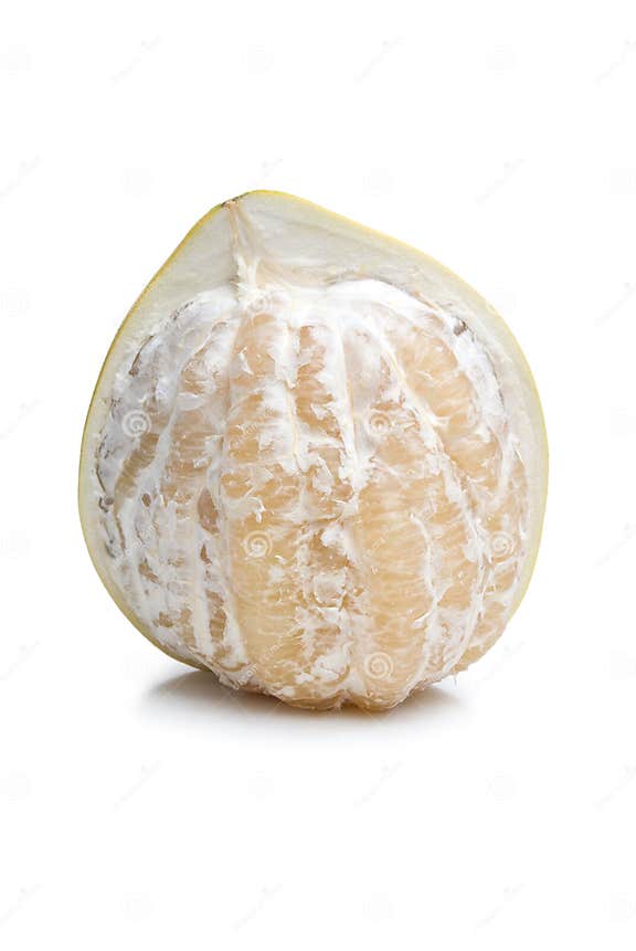 Pummel. stock photo. Image of grapefruit, slice, white - 12734186