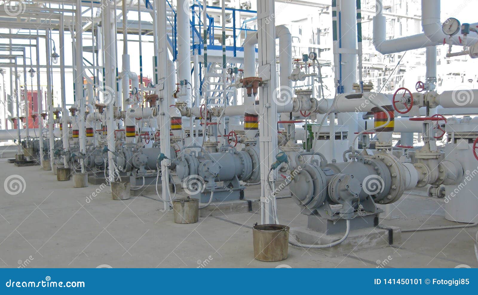 The Pump of the Closed Type for Oil Product Pumping Stock Image - Image ...