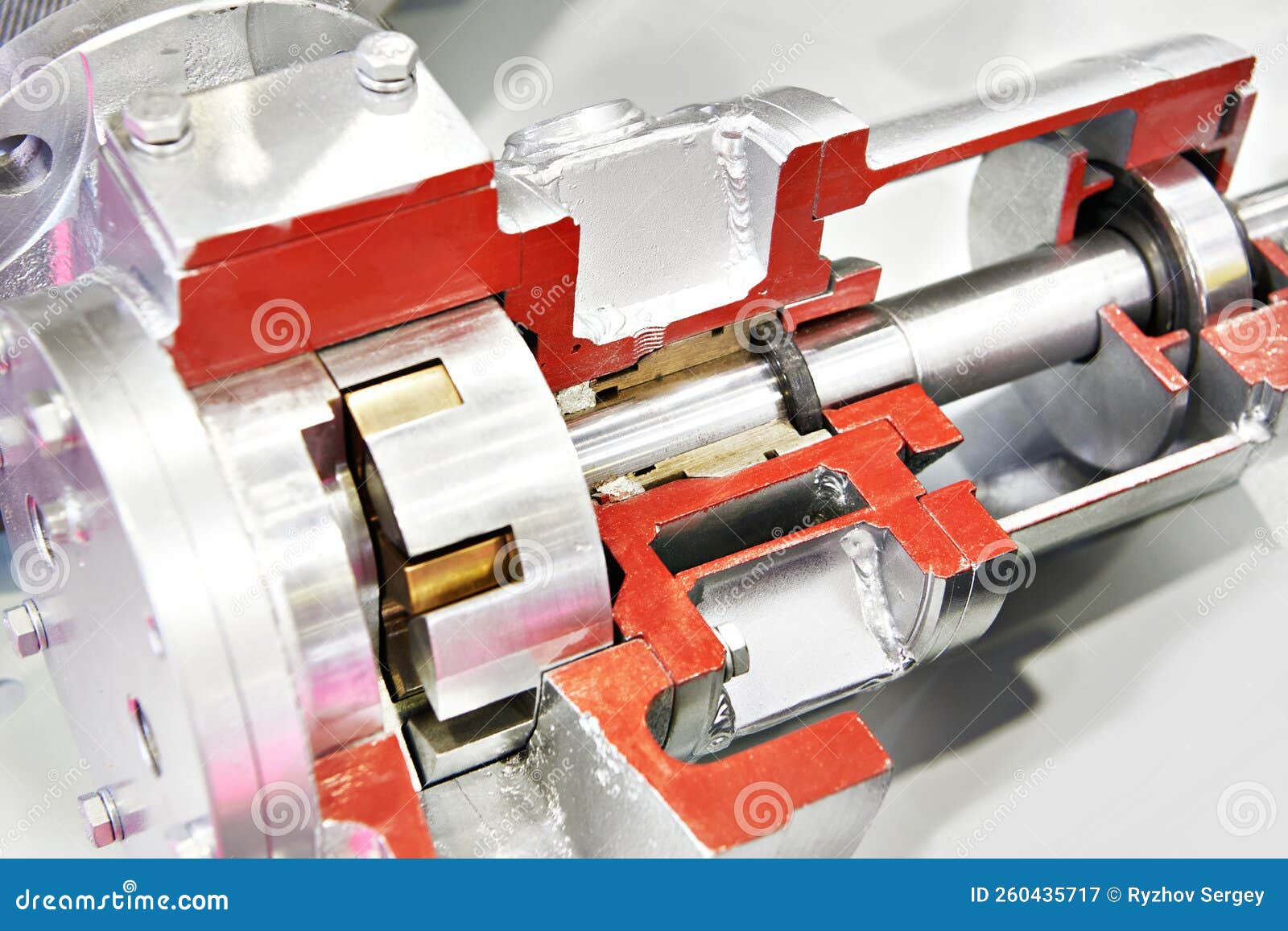Pump cross section stock image. Image of pump, production - 260435717