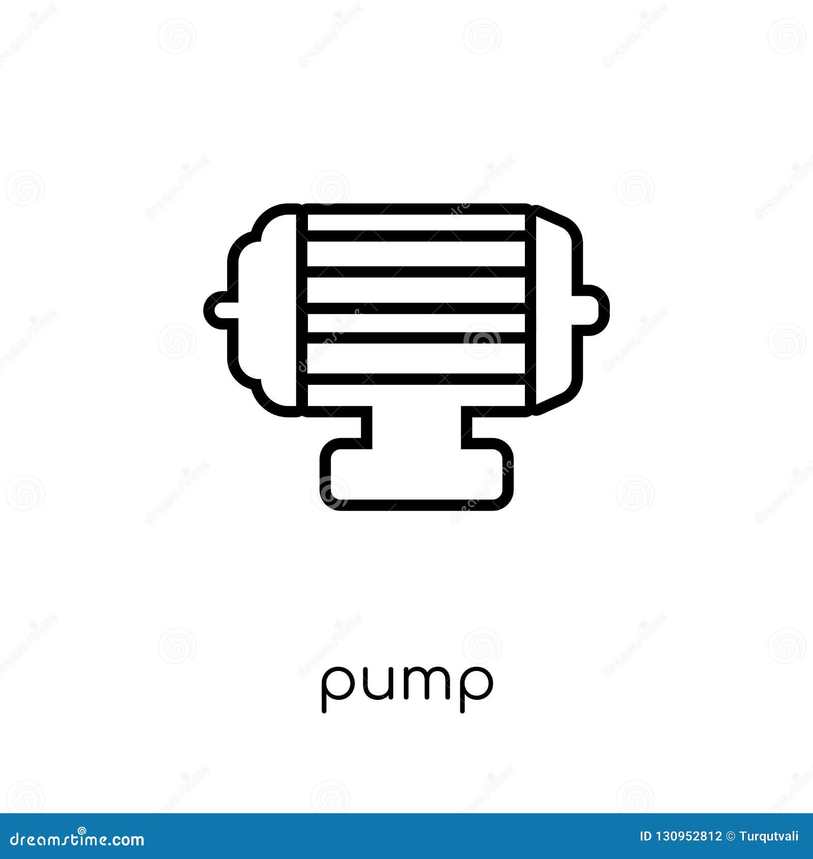 Pump icon from collection. stock vector. Illustration of automobile ...
