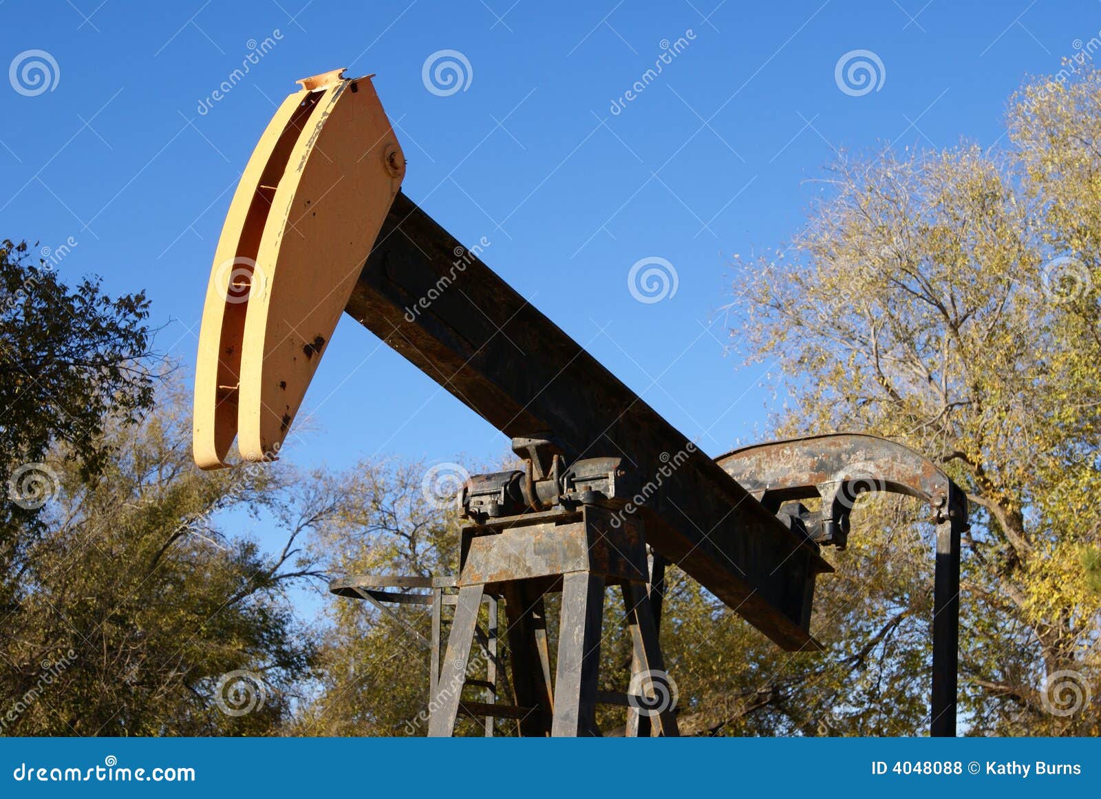Pump Jack stock photo. Image of machinery, energy, outside - 4048088