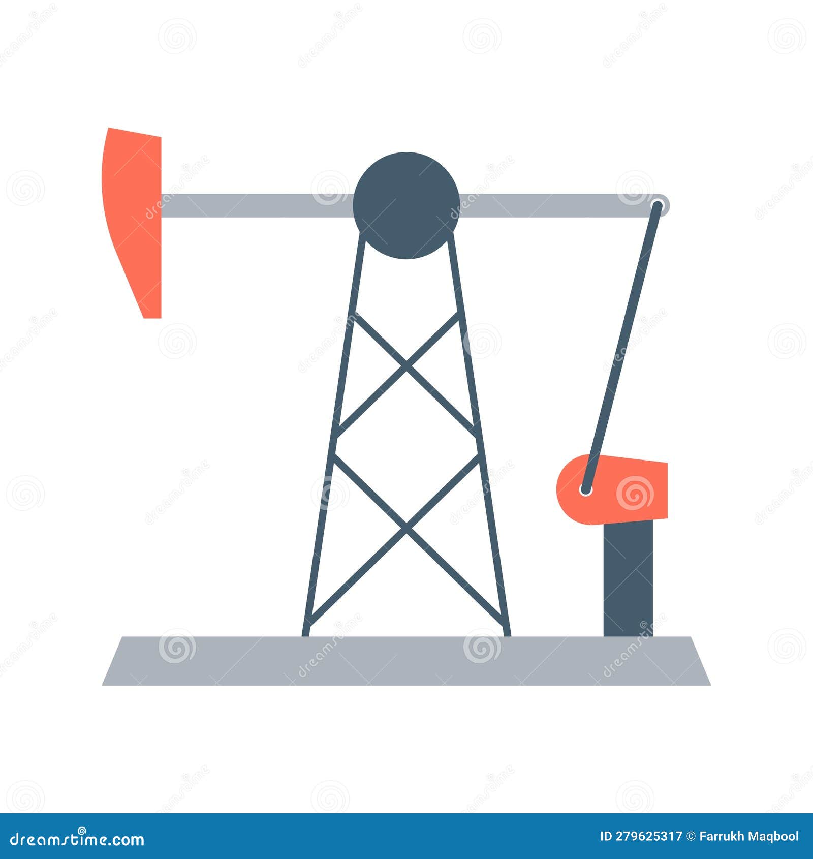 Pump Jack Icon Vector Image. Stock Vector - Illustration of vector ...