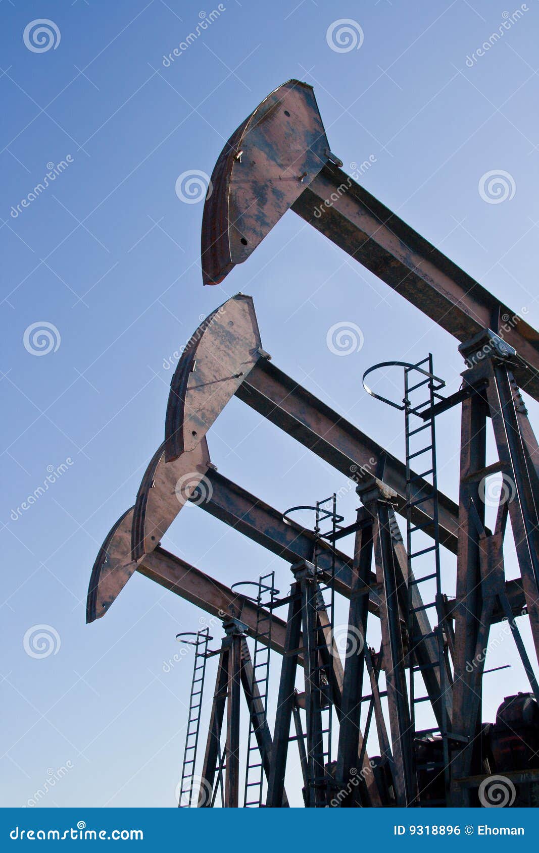 Pump Jacks stock photo. Image of industrial, jack, economy - 9318896