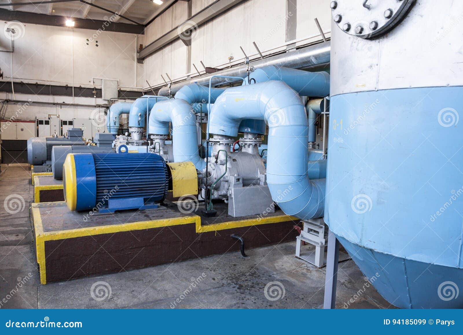 Pump room stock image. Image of electrical, engine, interior - 94185099