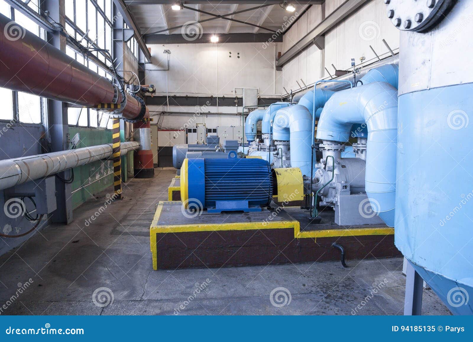 Pump room stock image. Image of power, insulation, interior - 94185135