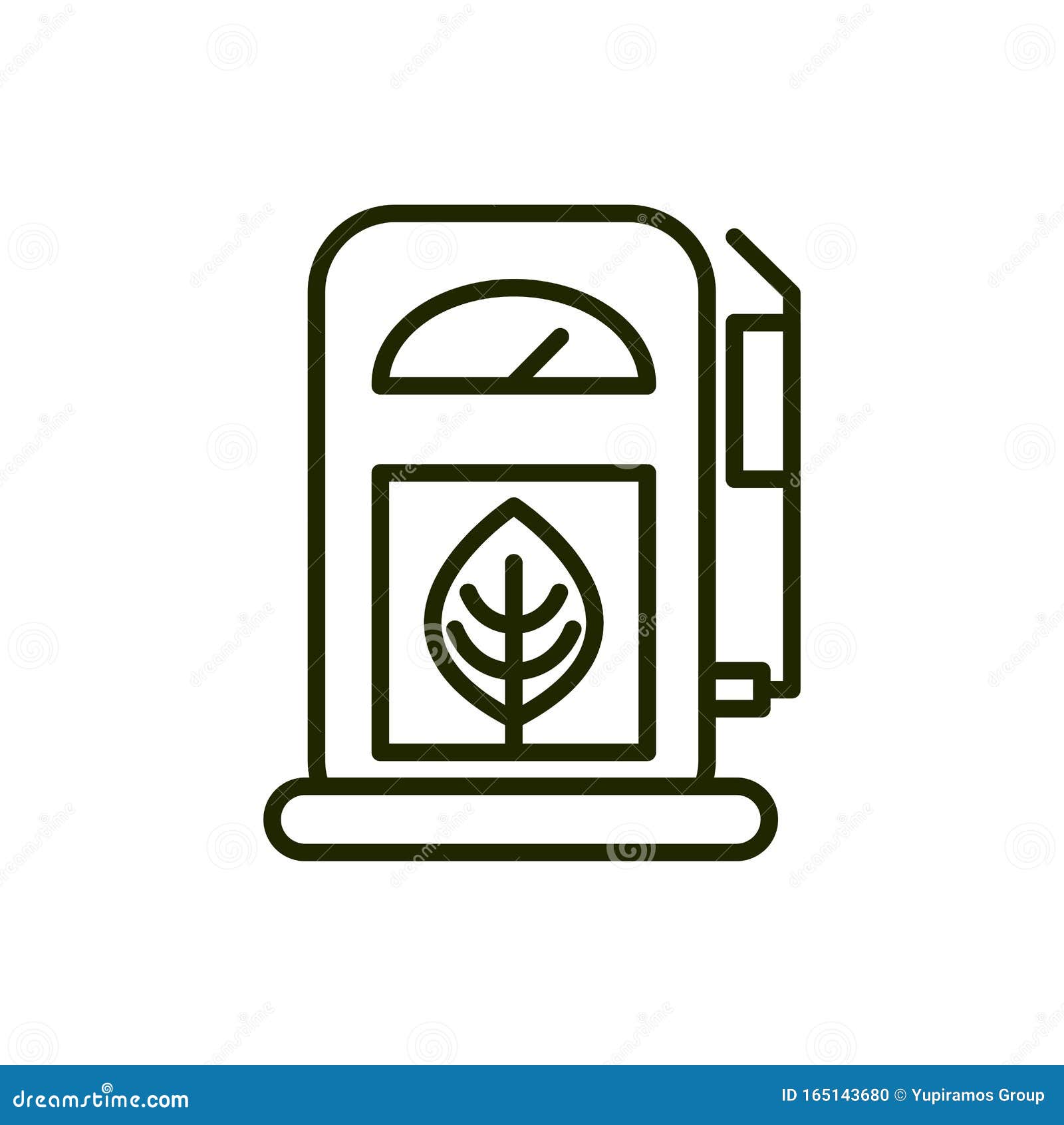 Biofuel Line Color Icon. Green Technology Sign. Alternative Energy ...