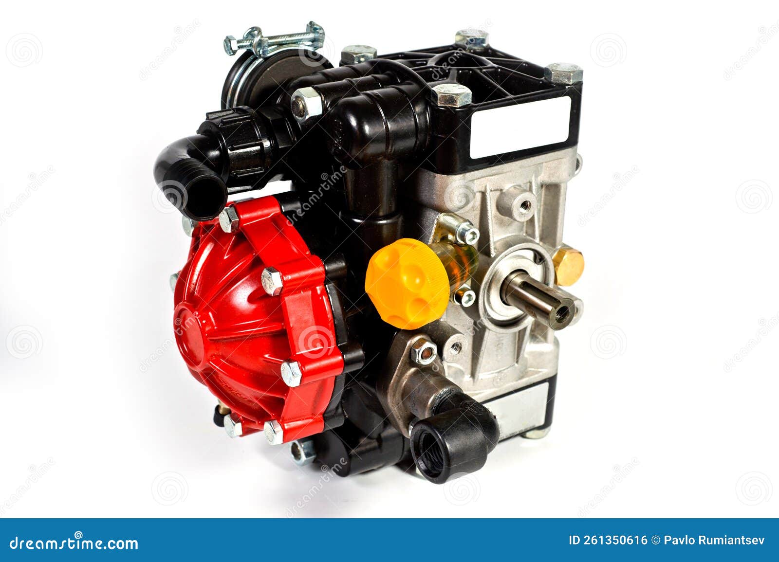 The Pump is Used in Agricultural and Other Machinery Stock Photo ...