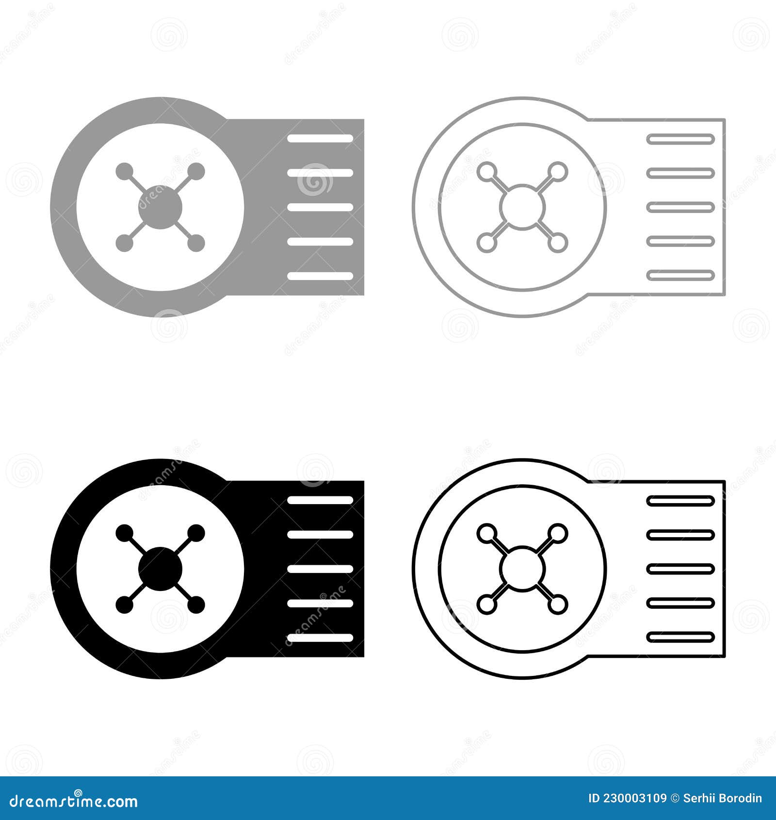 Pump Washing Machine Set Icon Grey Black Color Vector Illustration Flat ...