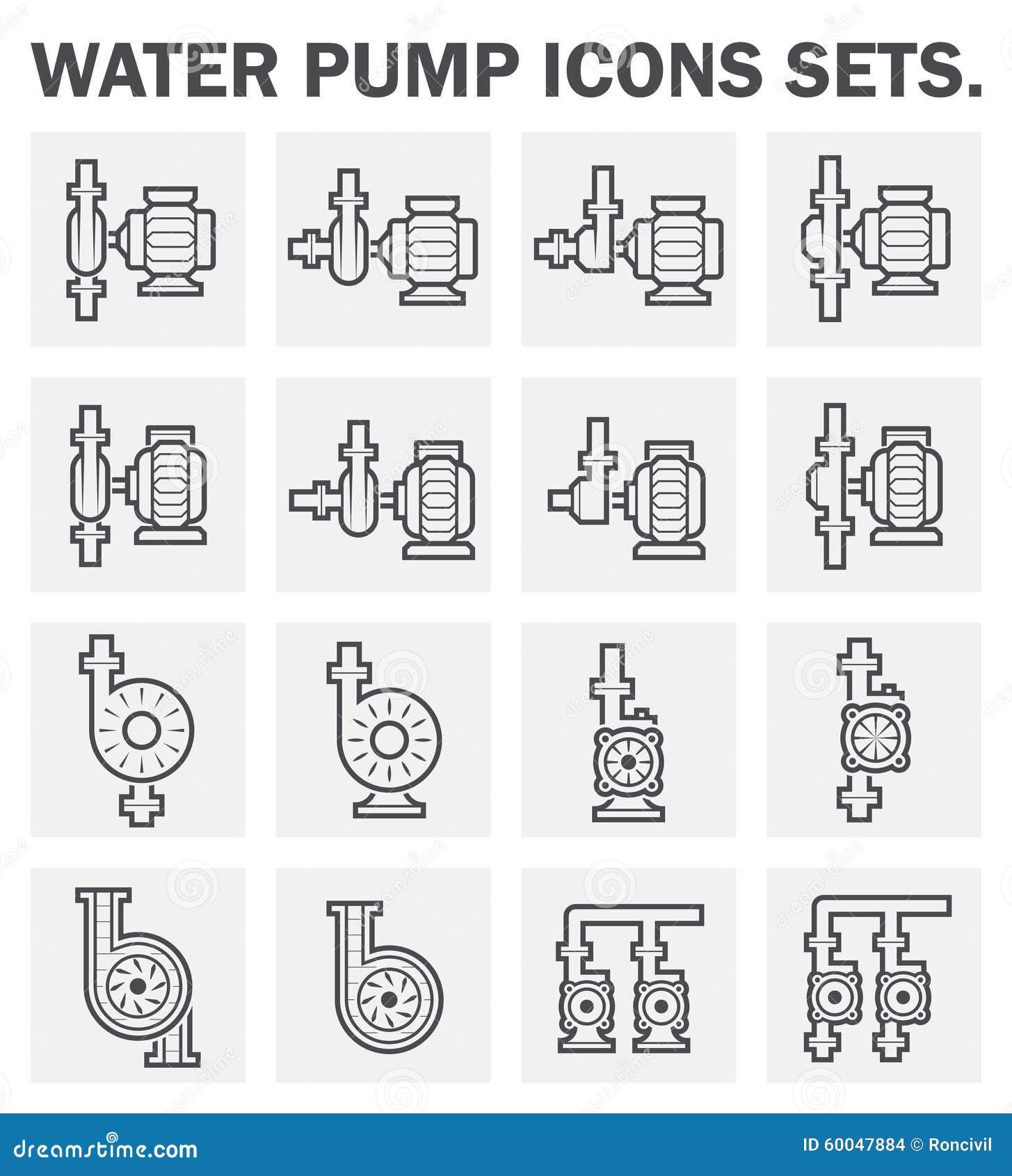 Pump stock vector. Illustration of rotary, machinery - 60047884