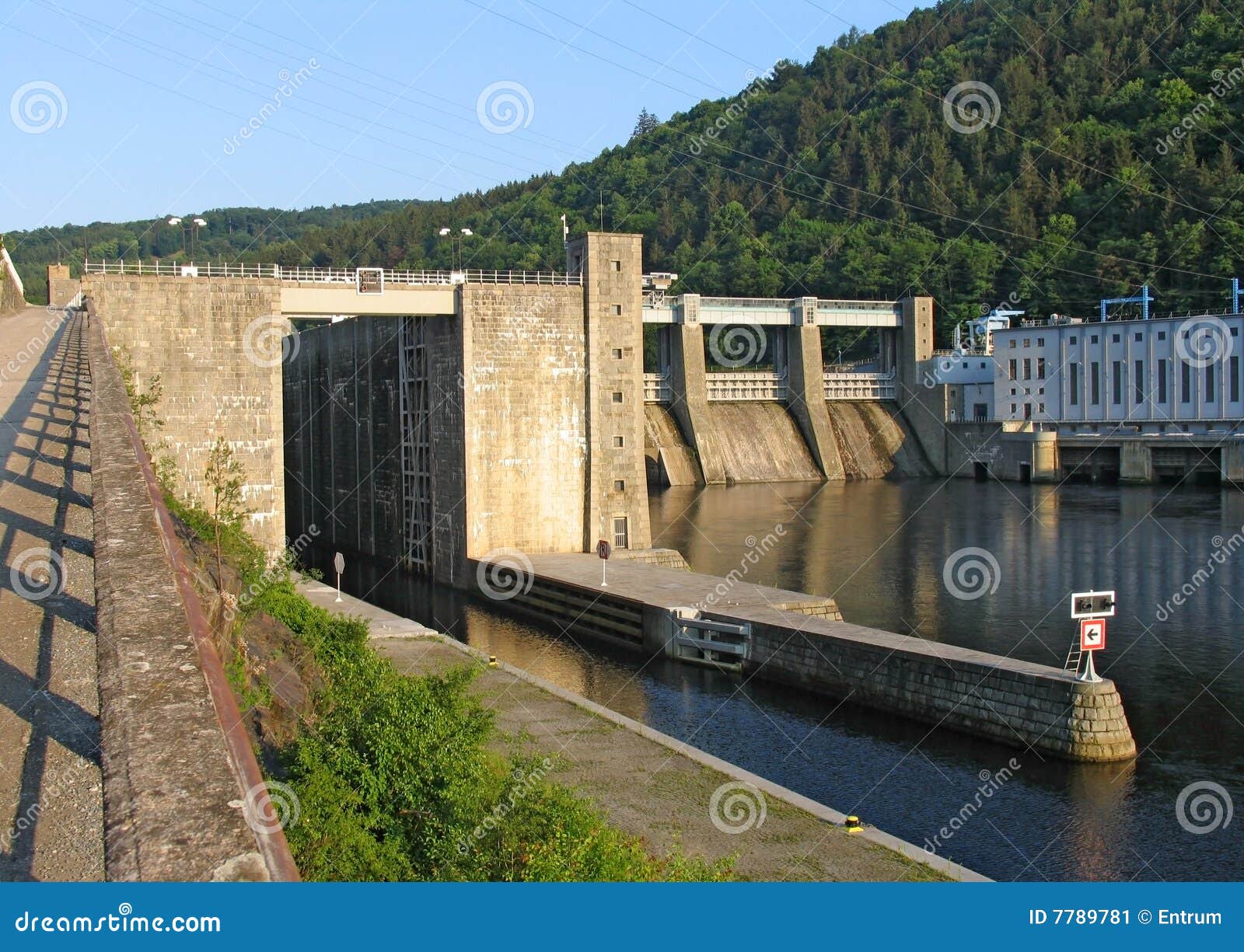 Pumped storage hydro plant stock image. Image of hydroelectric - 7789781