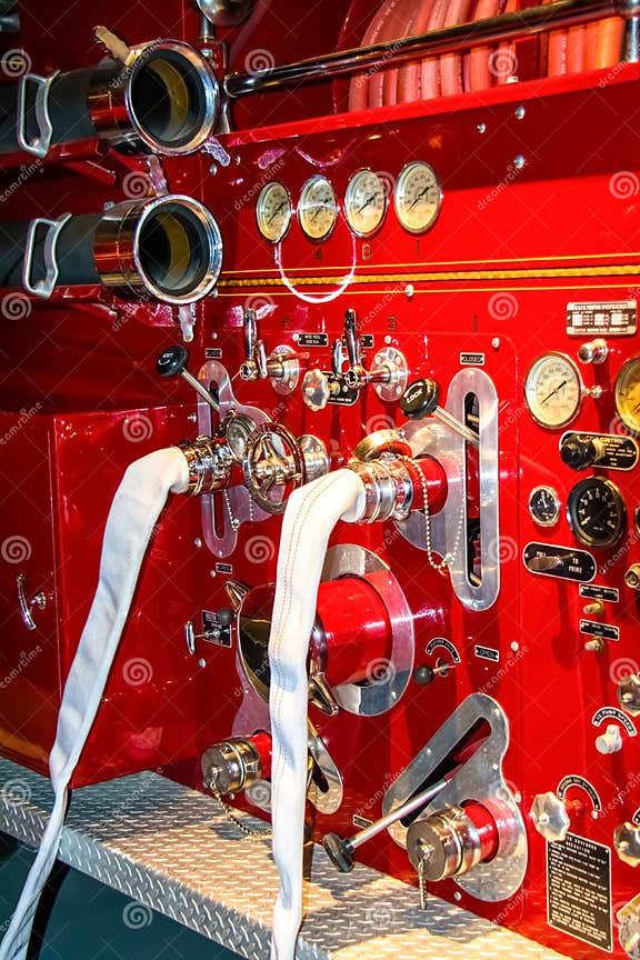 Pumper Control Panel stock image. Image of pump, knobs - 137260905