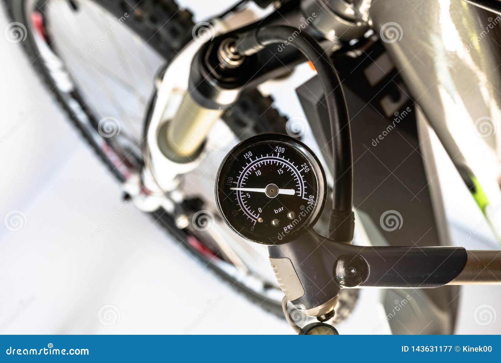 Pumping of the Front, Bicycle Oil-air Shock Absorber Using a ...