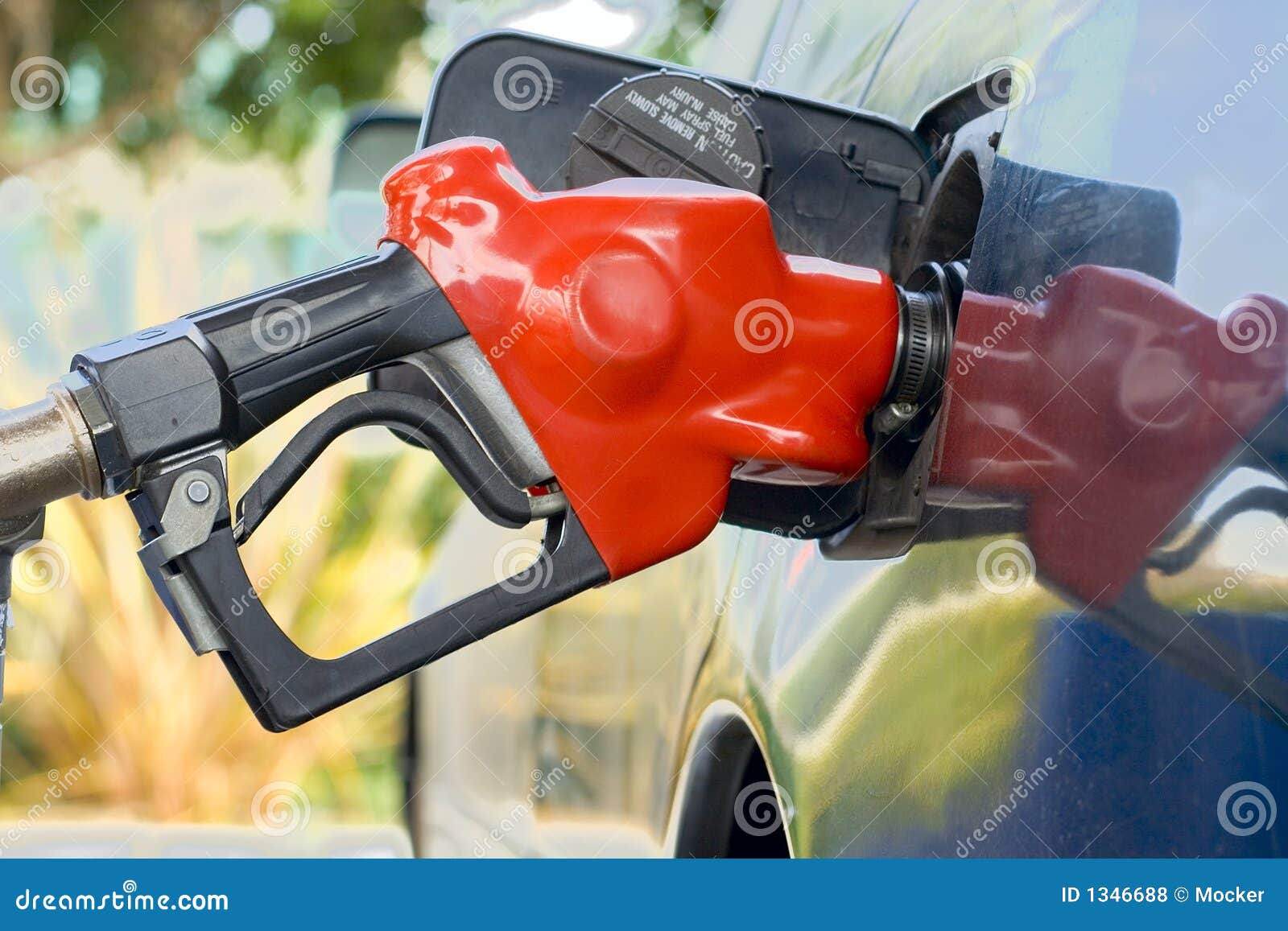 Pumping Gas in Car on Station Stock Photo - Image of auto, gasoline ...