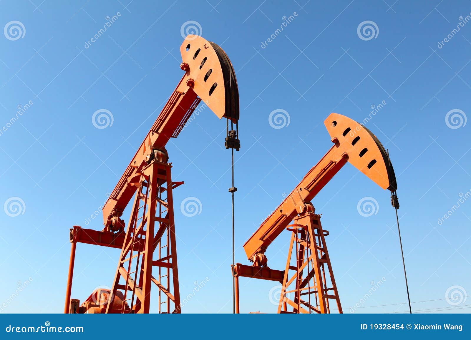 PUMPING OIL stock photo. Image of commercial, environment - 19328454