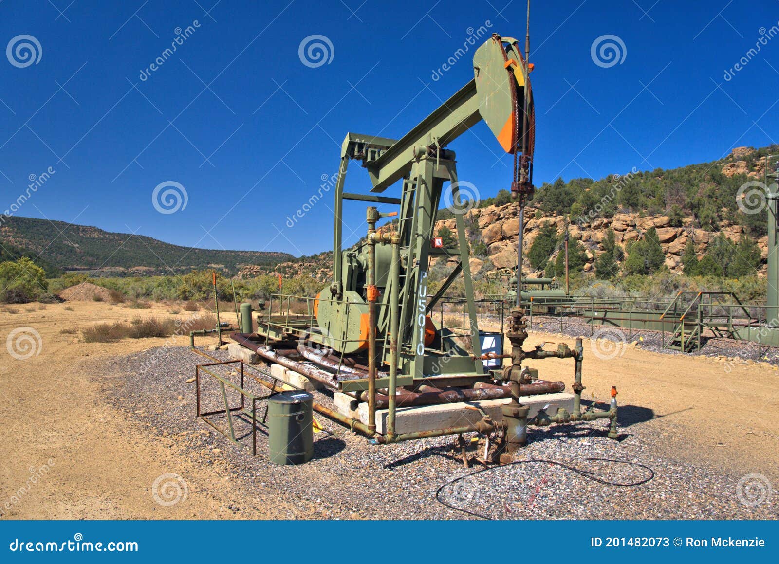 Pumping Oil in the Arizona Desert Stock Image - Image of industry ...