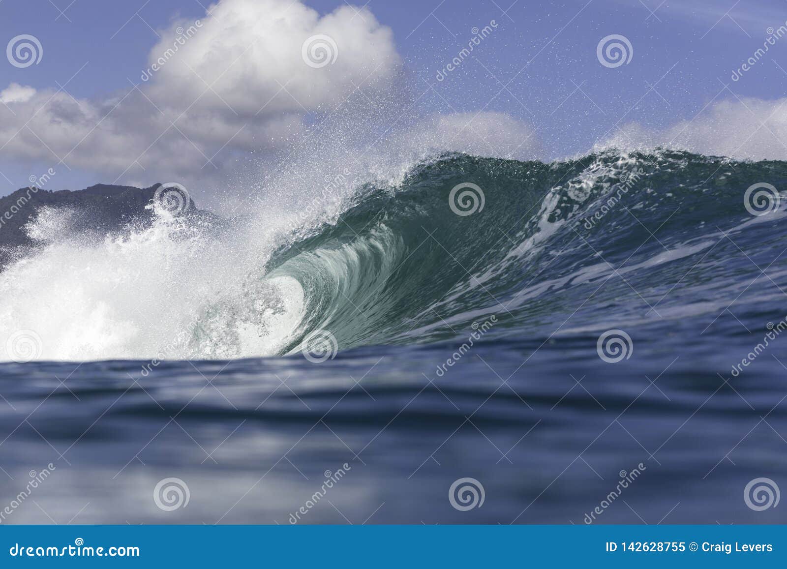 Pumping Surf Wave stock image. Image of coast, power - 142628755