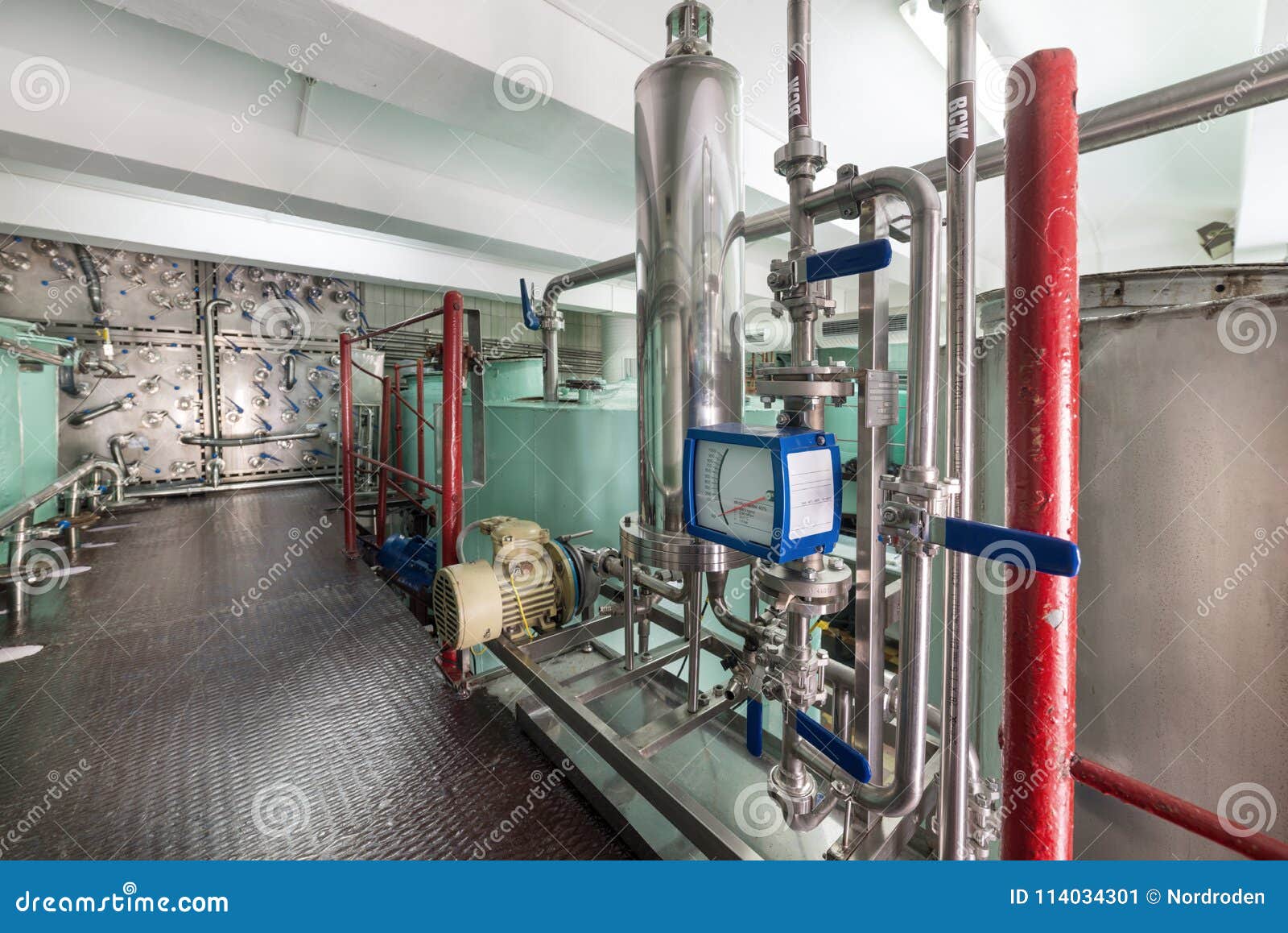 Pumping System for Fluid Transfer System. Stock Image - Image of device ...