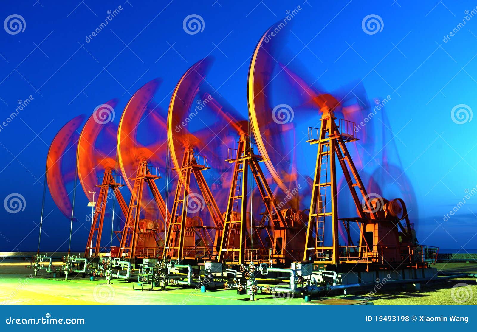 Pumping unit stock photo. Image of pipe, environment - 15493198